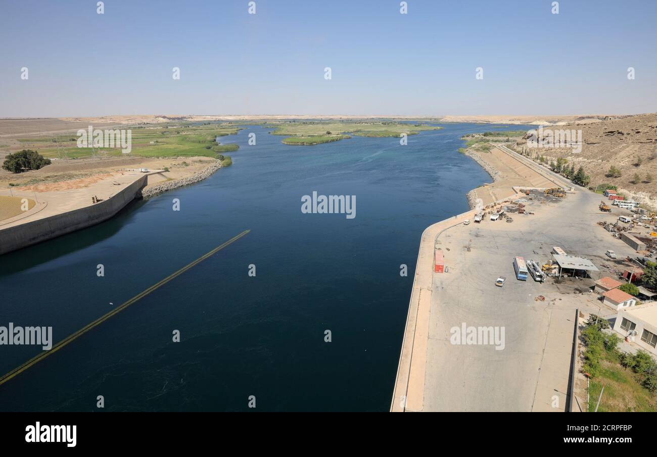 Aerial euphrates river hi-res stock photography and images - Alamy