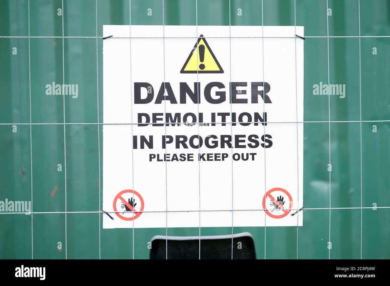 Demolition banner hi-res stock photography and images - Alamy
