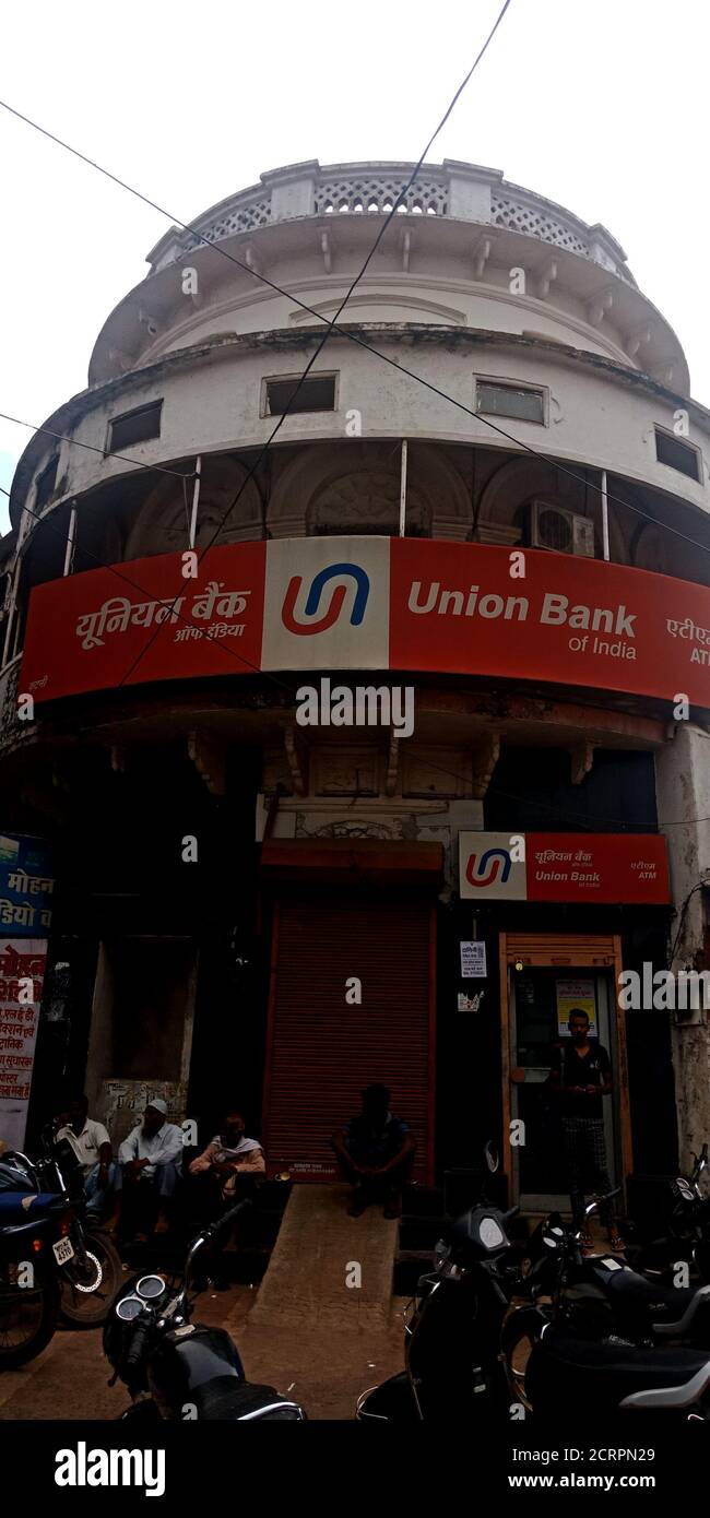DISTRICT KATNI, INDIA - JULY 28, 2019: union bank of india Building ...