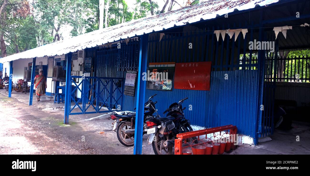 DISTRICT KATNI, INDIA - AUGUST 01, 2019: West Central Railway Mazdoor ...