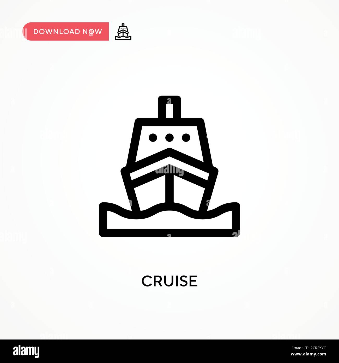 Caribbean sea water cruise ship port Stock Vector Images - Alamy