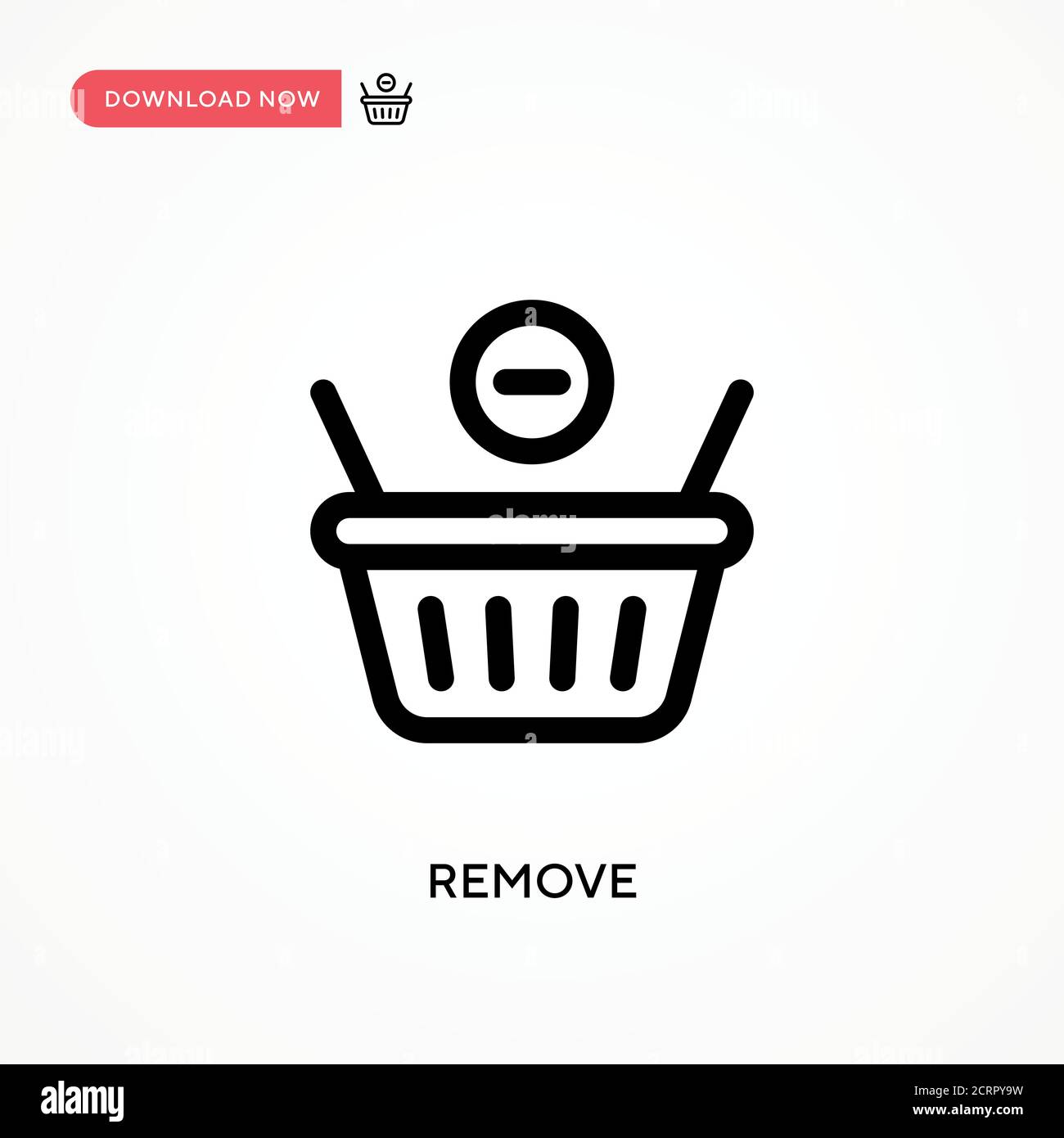 Remove Simple vector icon. Modern, simple flat vector illustration for ...