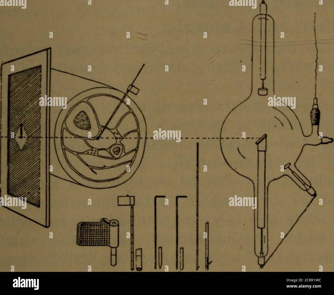. X-ray manual : U.S. Army . Fig. 8. Hlrtz compass applied to the ...