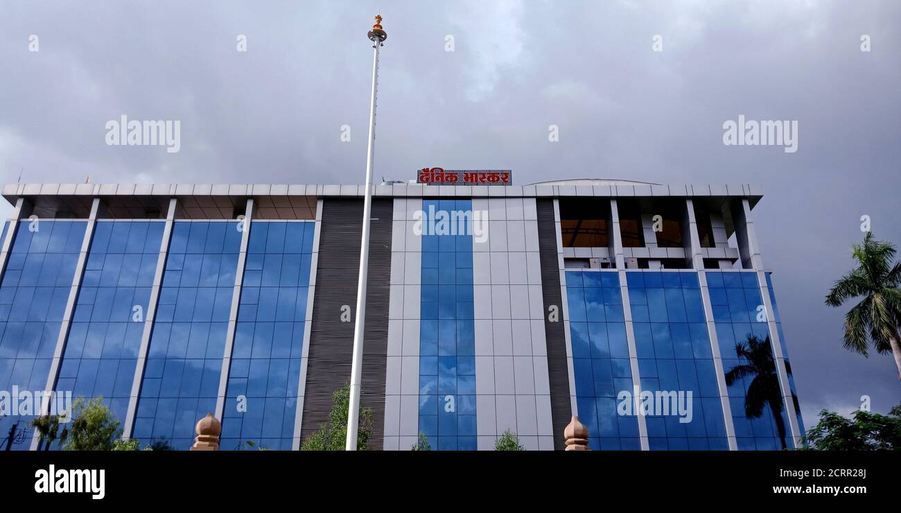 DISTRICT JABALPUR, INDIA - AUGUST 05, 2019: Dainik Bhaskar news agency ...