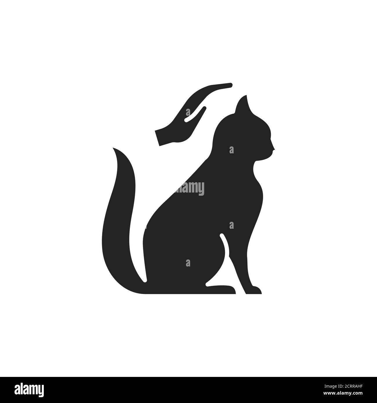 Cat care black glyph icon. Improving the life of cats. Actions aimed at ...