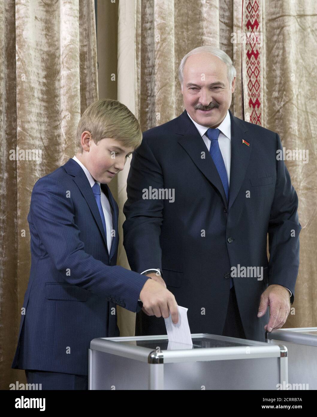 Belarus president alexander lukashenko son hi-res stock photography and ...