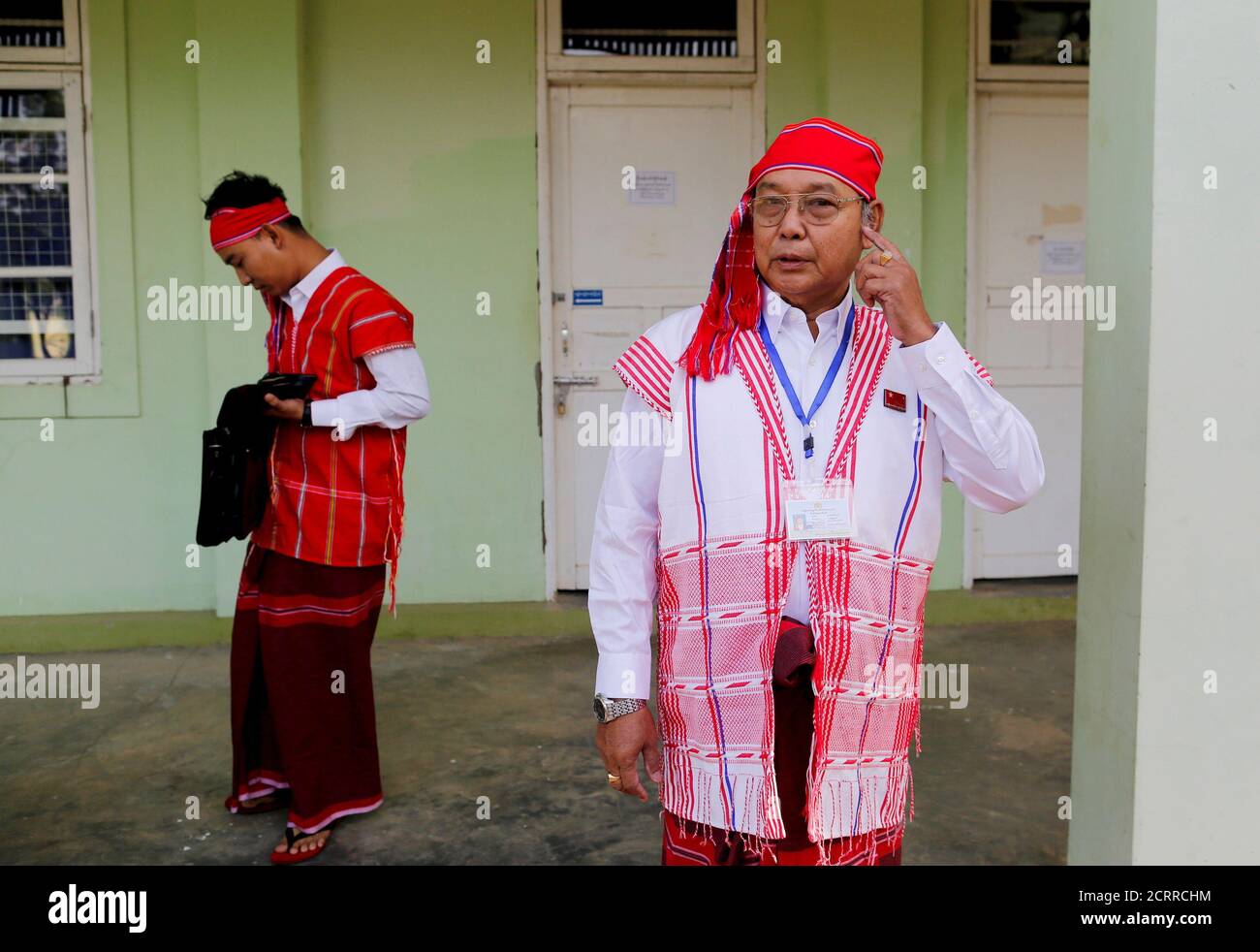 Upper house of myanmar parliament mahn win khaing hi-res stock ...
