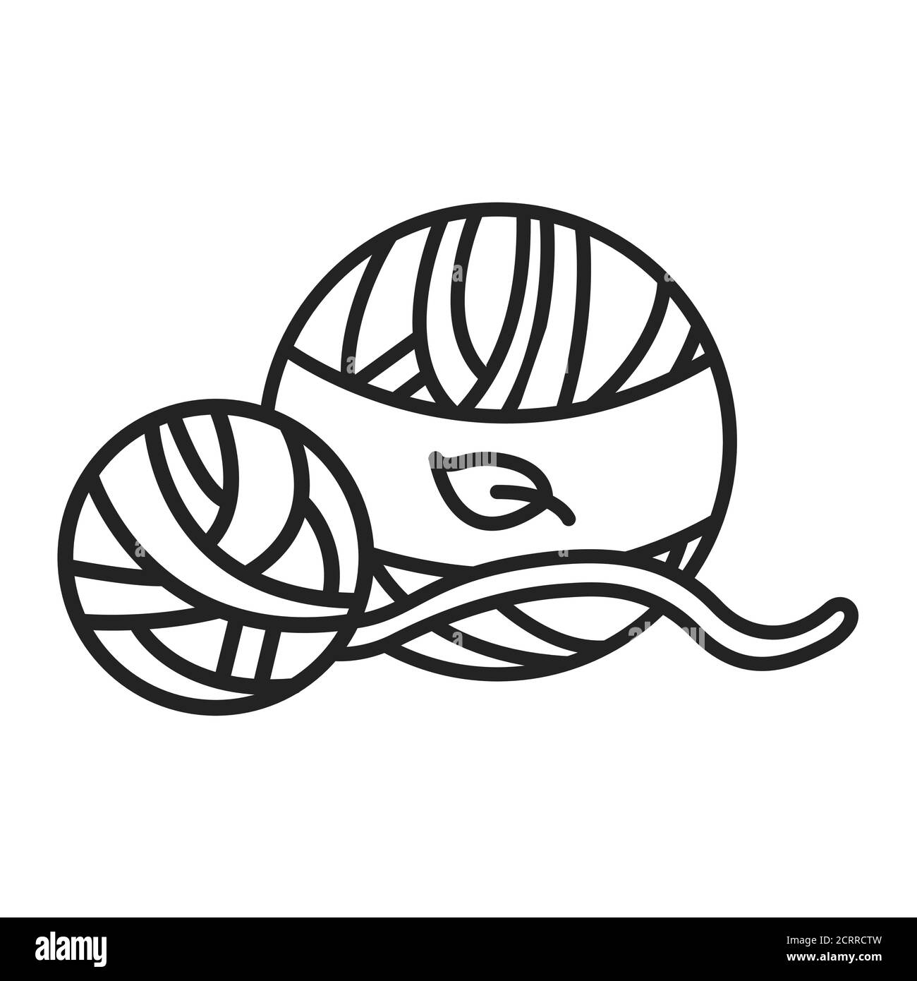 Wool Ball Clipart Black
