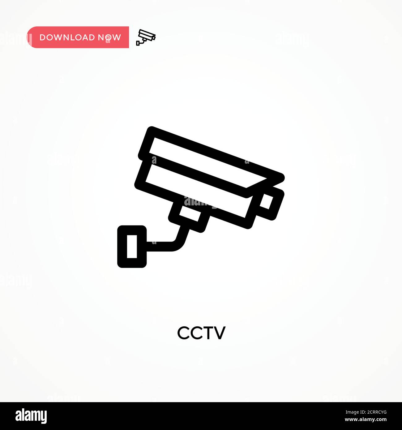 Cctv Simple vector icon. Modern, simple flat vector illustration for ...