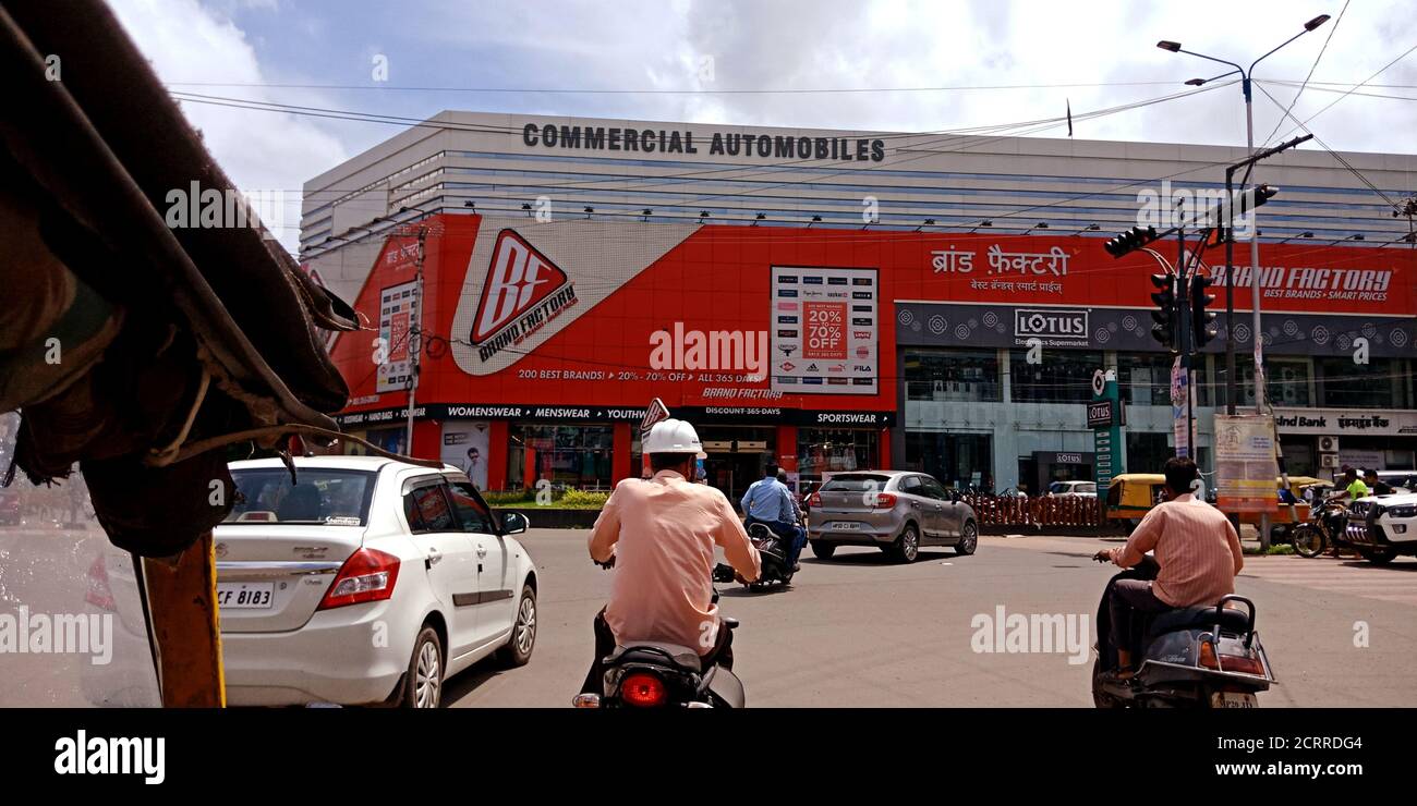 DISTRICT JABALPUR, INDIA - SEPTEMBER 13, 2019: brand factory shopping ...