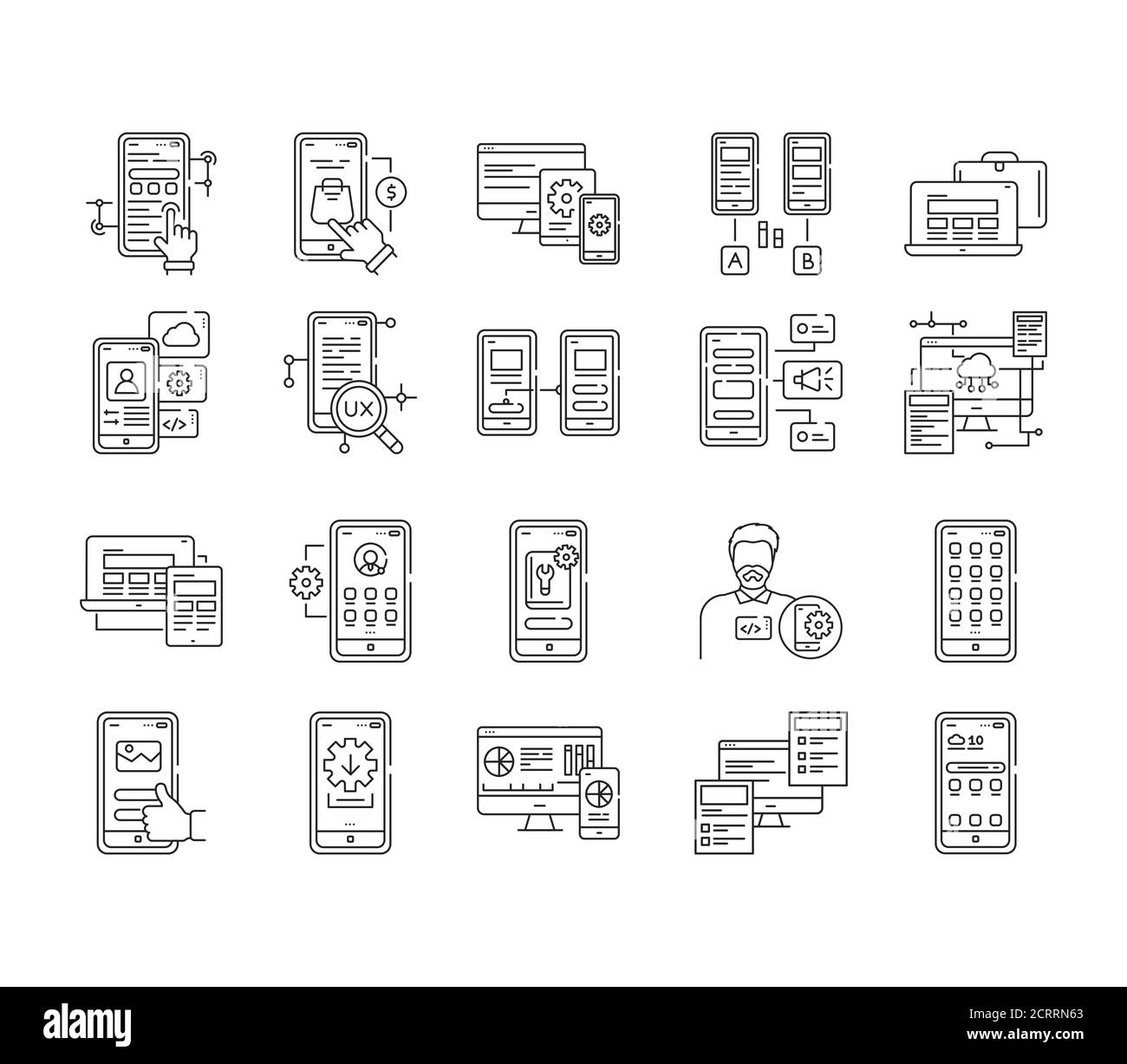 Graphical ui Stock Vector Images - Alamy