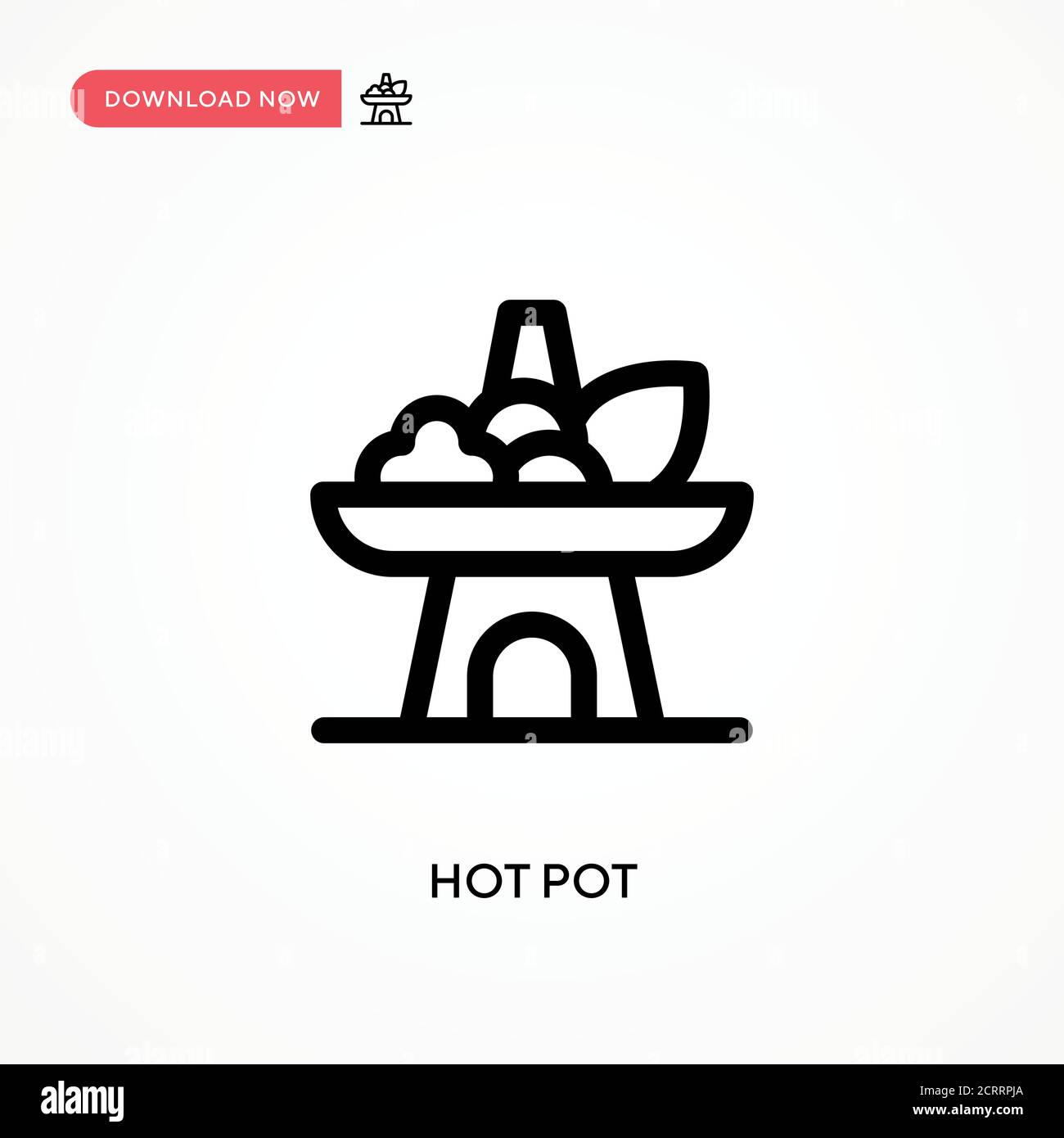 Come hotpot Stock Vector Images - Alamy