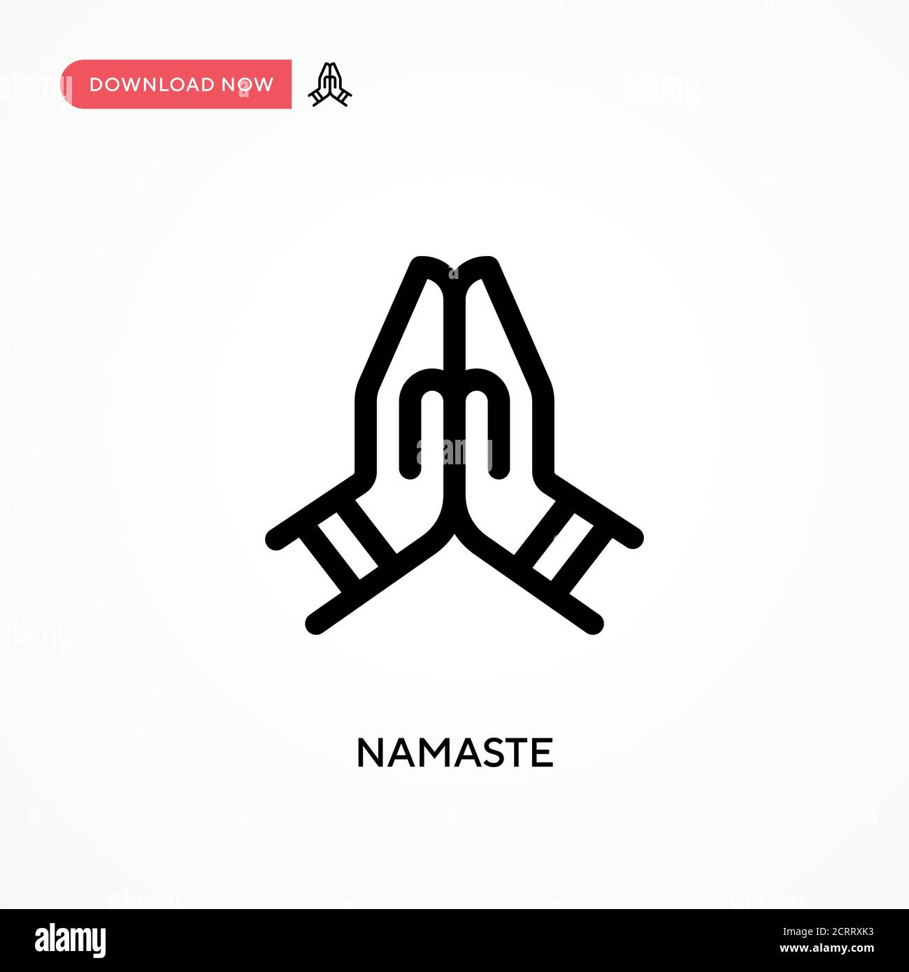 Namaskar vector vectors Cut Out Stock Images & Pictures - Alamy