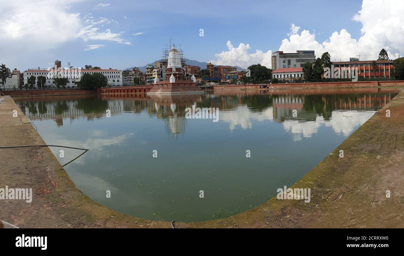 Kathmandu, Nepal. 20th Sep, 2020. The panoramic view of historical ...