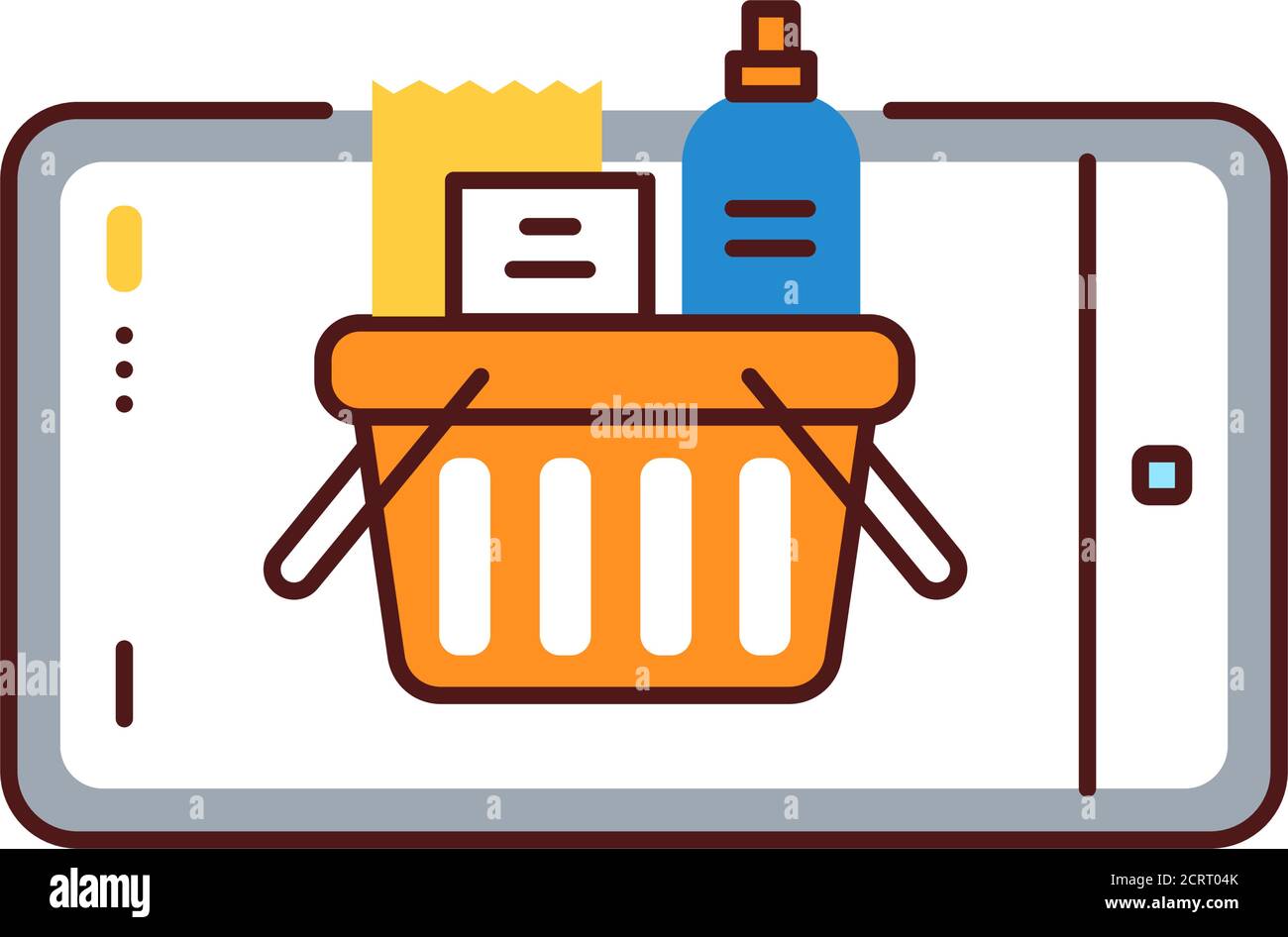 Interactive display shopping Stock Vector Images - Alamy