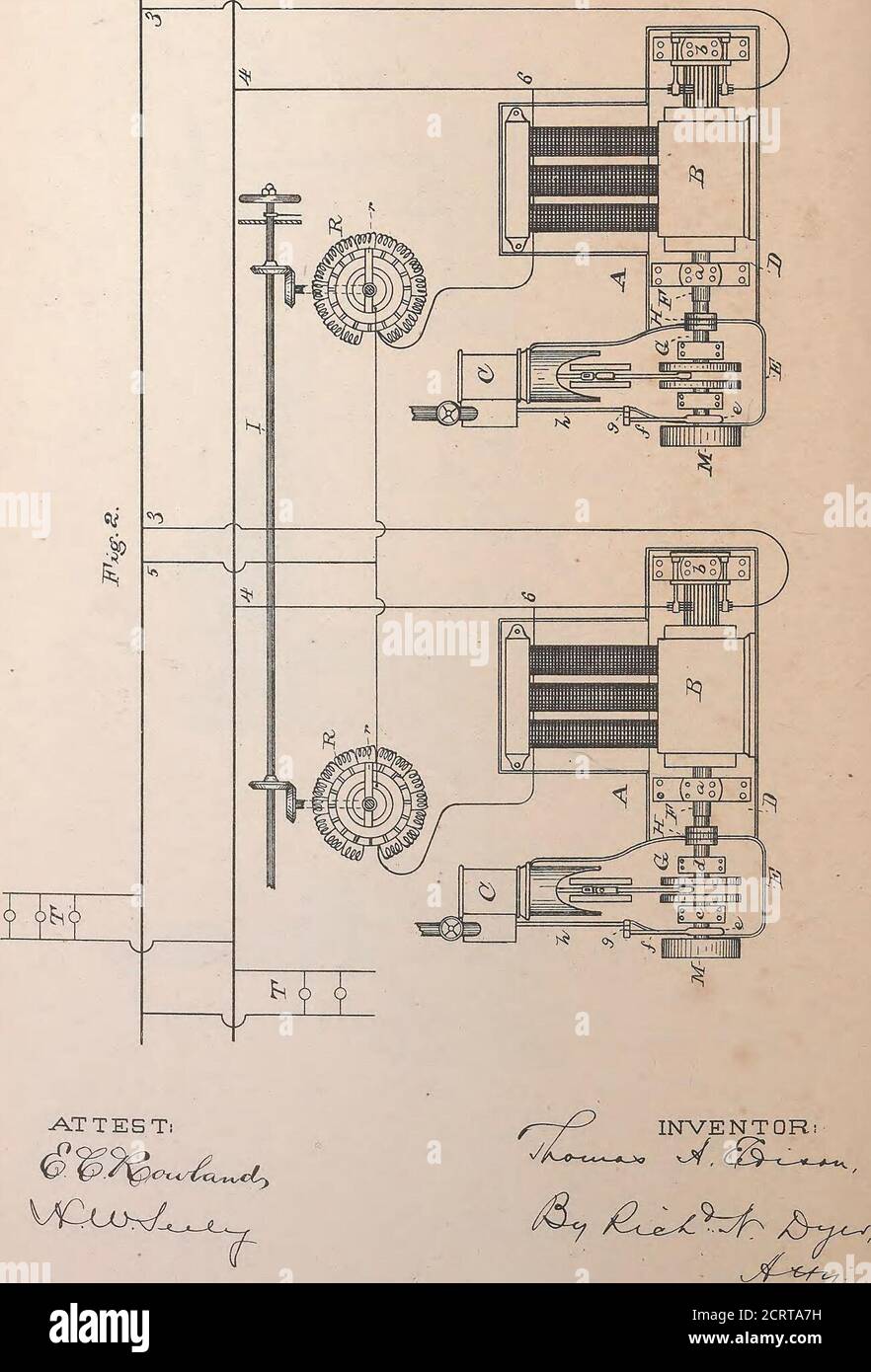 Edison patents generator hi-res stock photography and images - Alamy