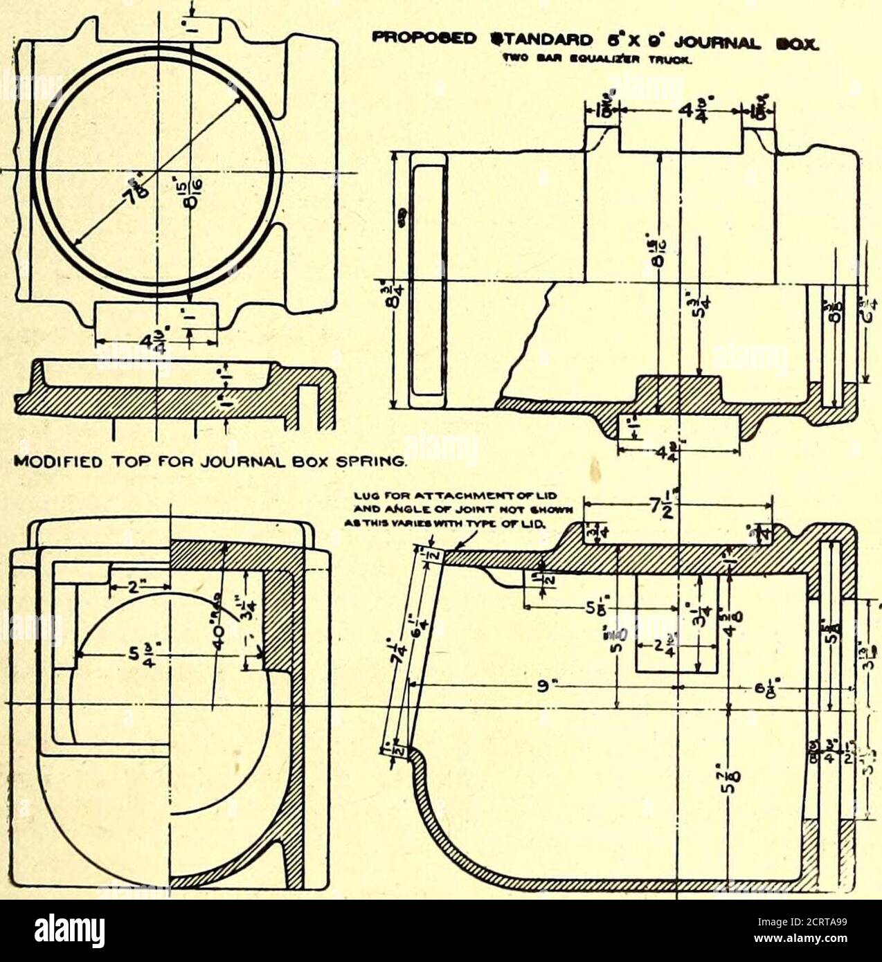 . The Street railway journal . FIG. 2.—PROPOSED STANDARD 33i IN. BY 7 ...