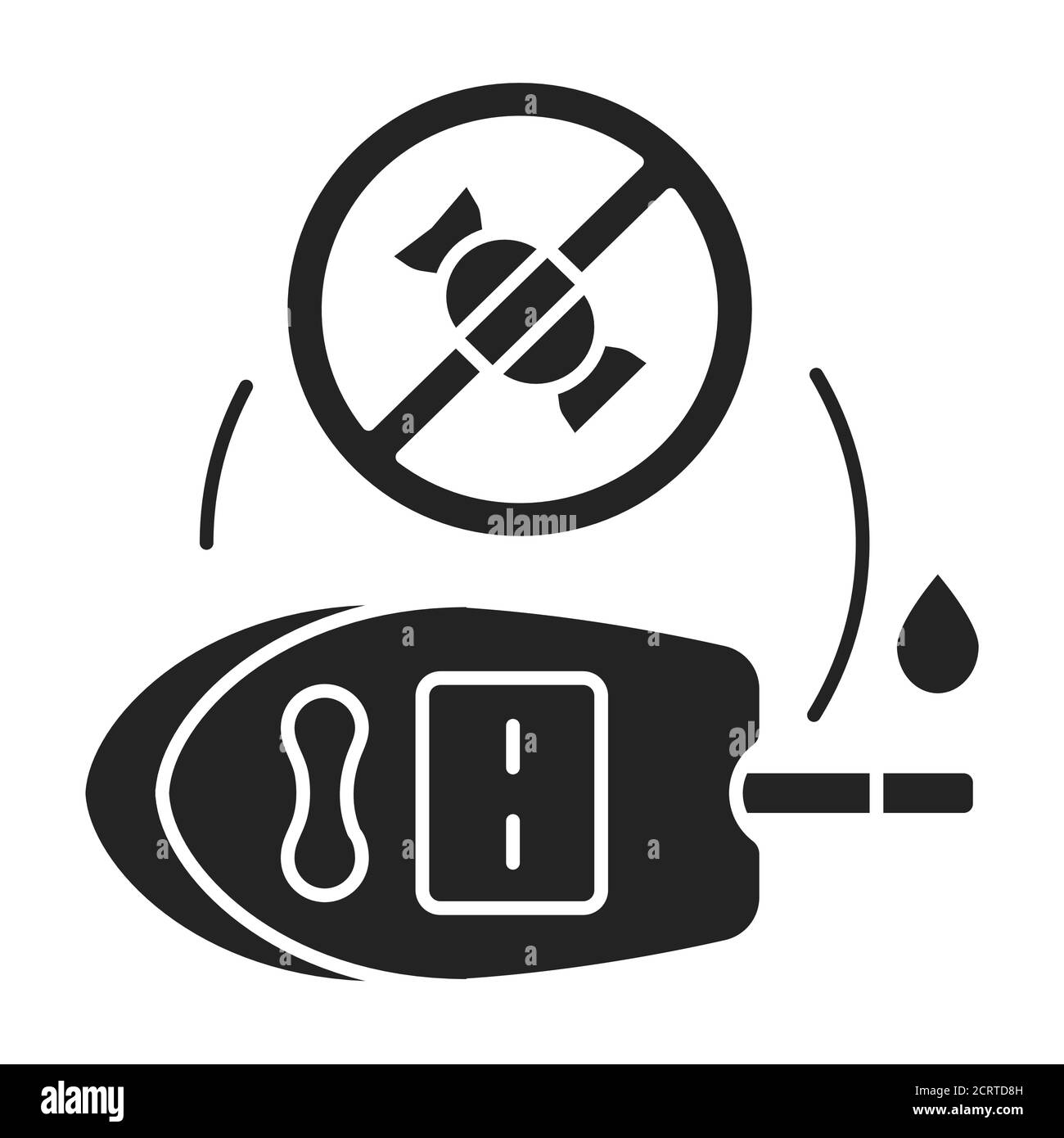 Ketogenic diets for diabetic black glyph icon. High-fat, moderate ...