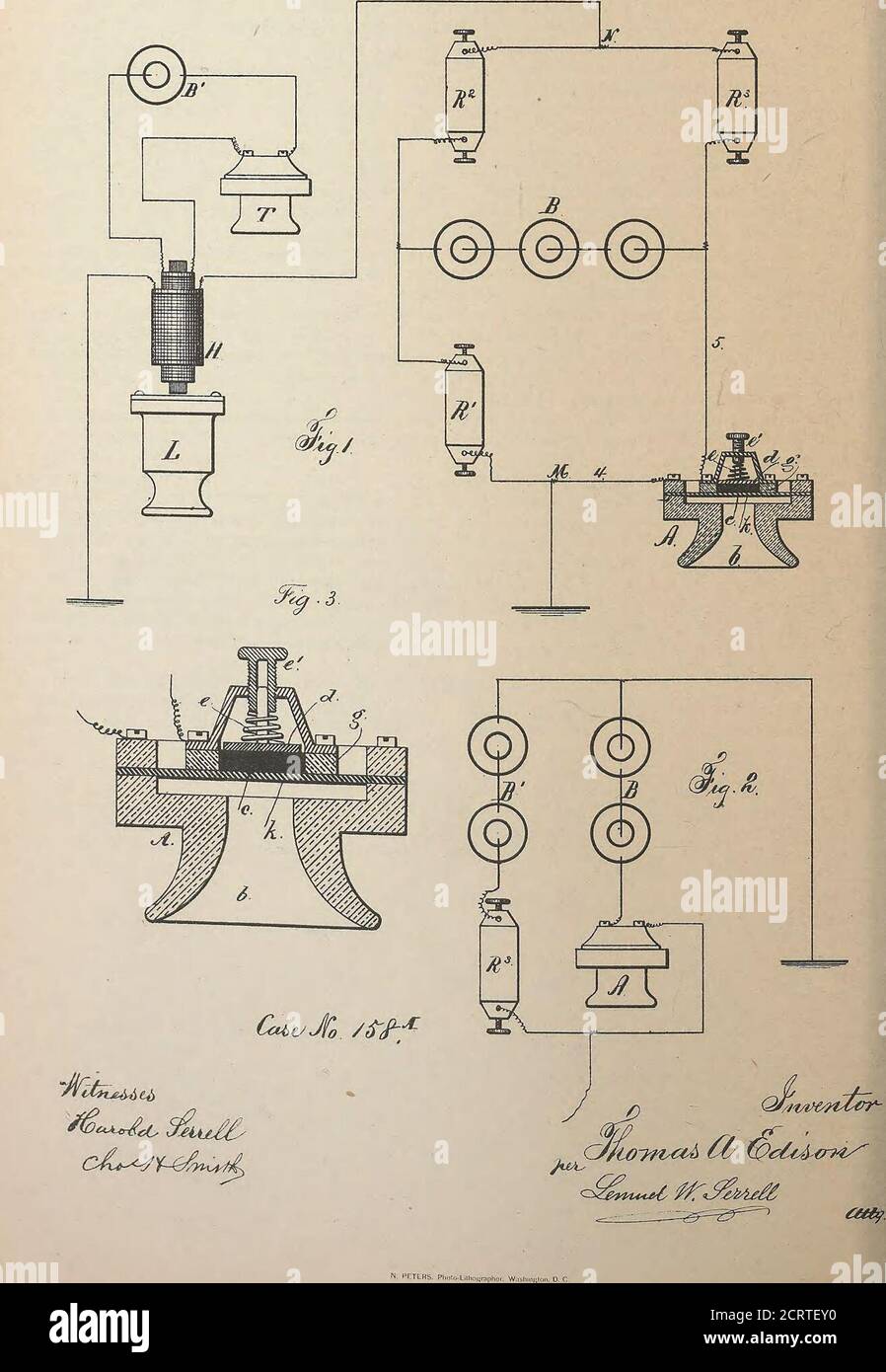 . Collection of United States patents granted to Thomas A. Edison, 1869 ...