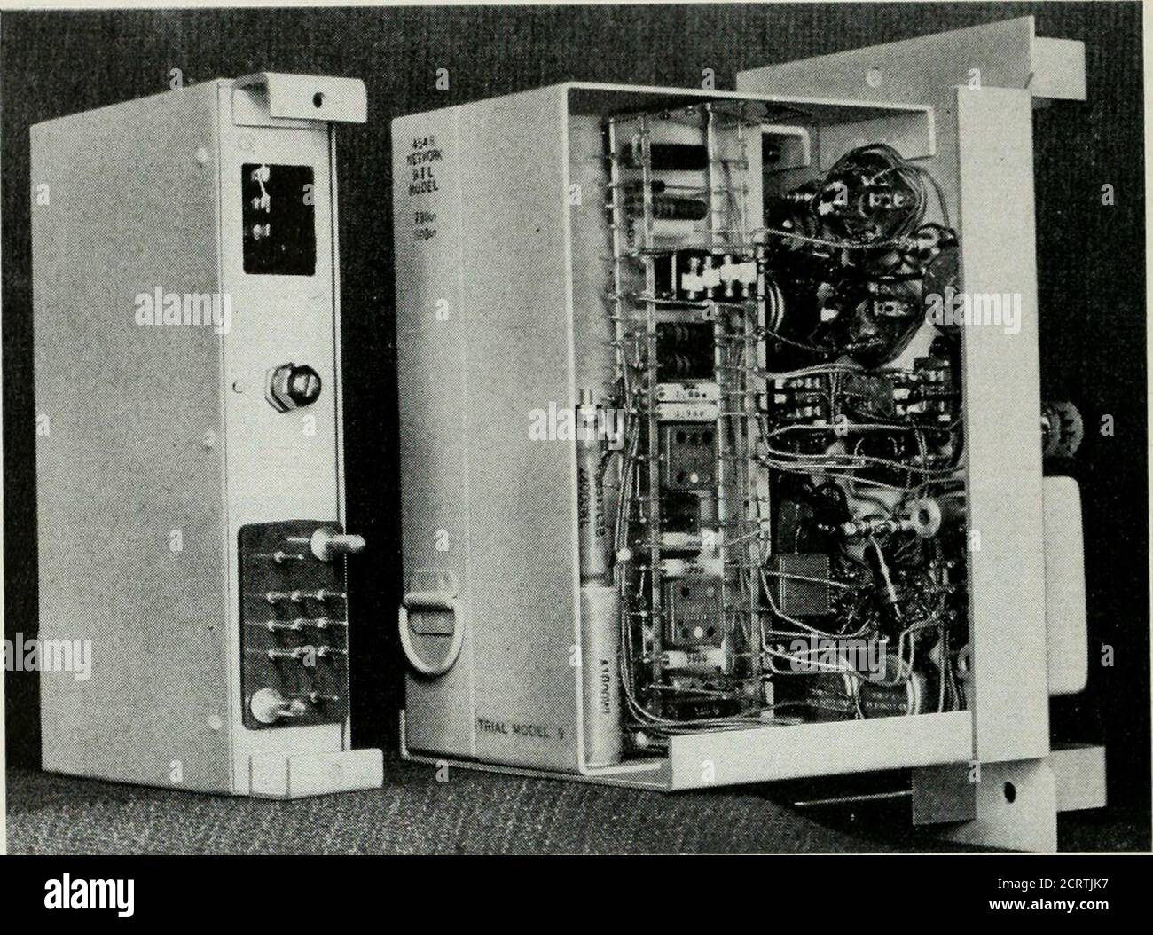 . The Bell System technical journal . Fig. 7—Channel terminal, front ...