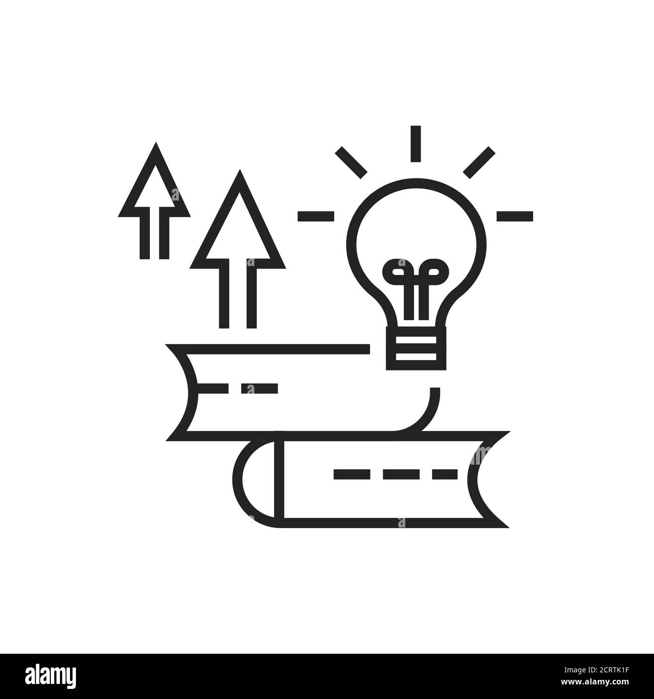 Personal development courses black line icon. Self improvement ...