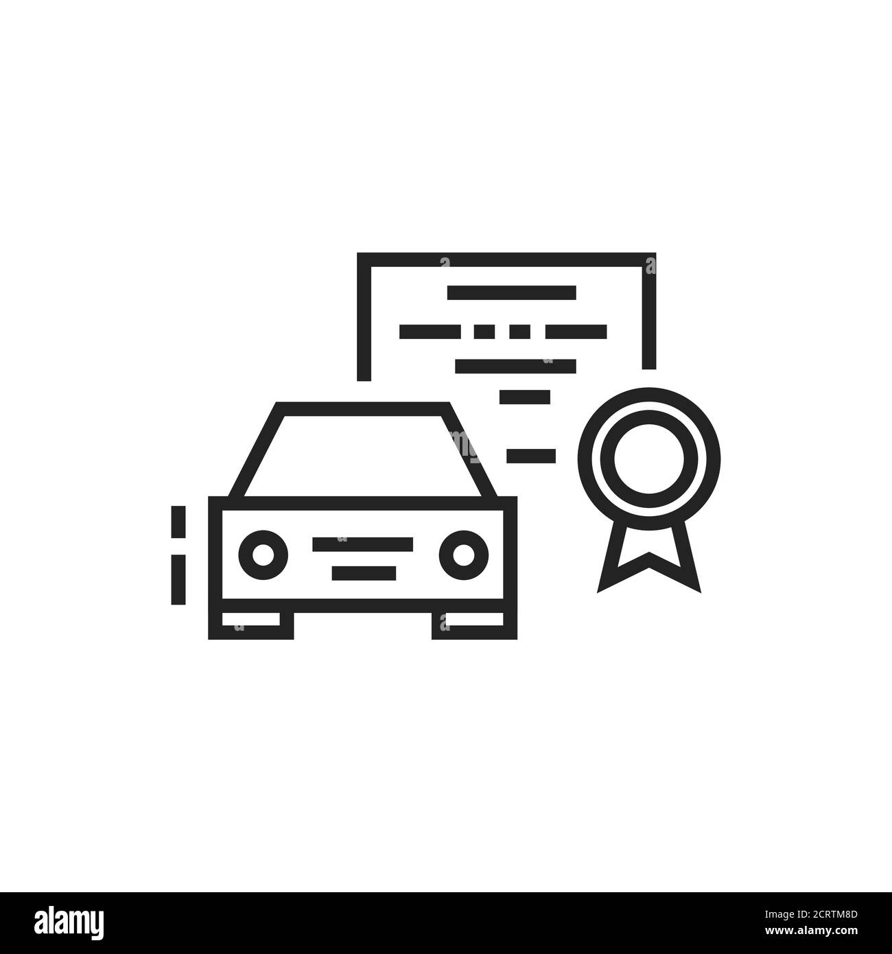 Driving school black line icon. Drivers education. Pictogram for web ...