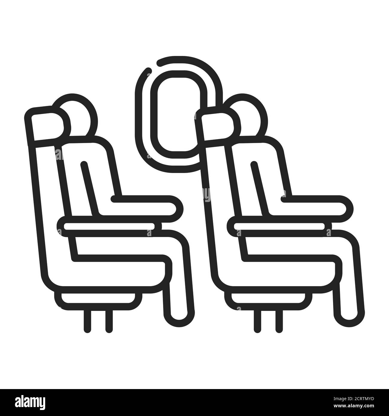 Business class seats Stock Vector Images - Alamy