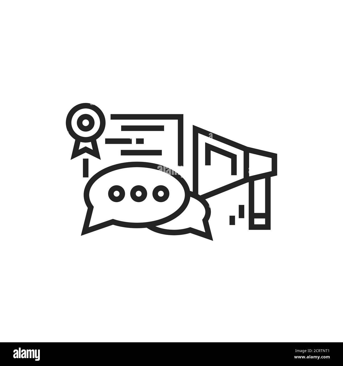Oratory courses black line icon. Education public speaking. Pictogram ...