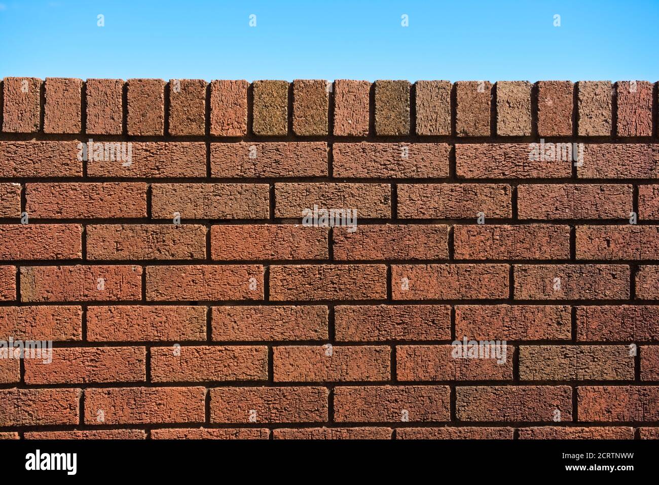 Bright red brick wall texture hi-res stock photography and images - Alamy