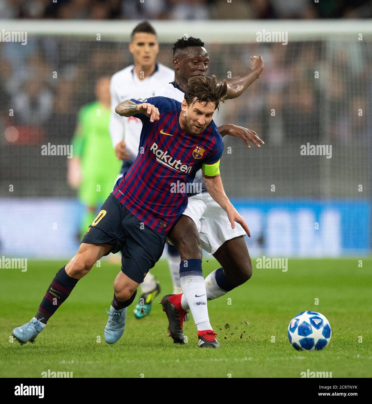 Barcelona's Lionel Messi. Spurs v Barcelona. Champions League. 3/10/18 ...