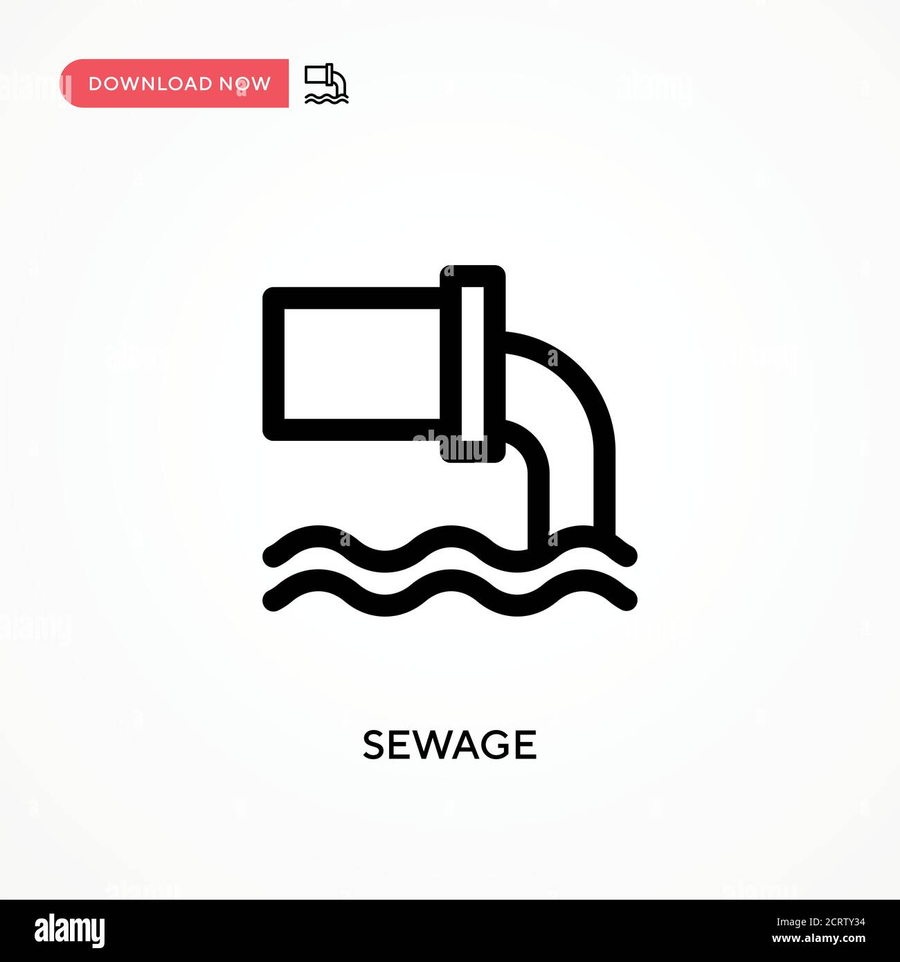 Modern urban wastewater treatment plant Stock Vector Images - Alamy