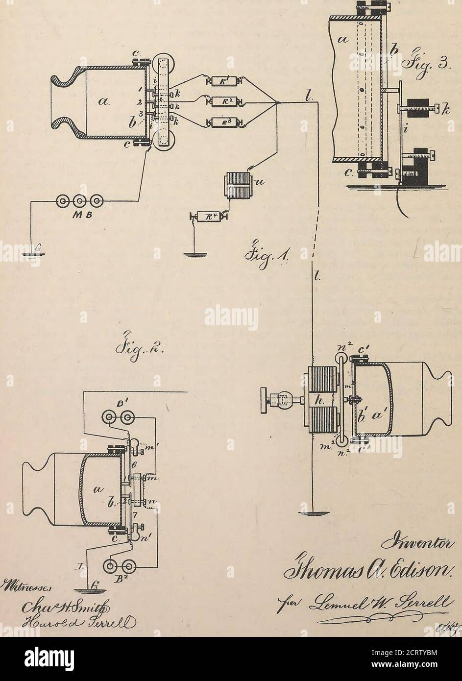 Thomas edison telegraph hi-res stock photography and images - Alamy