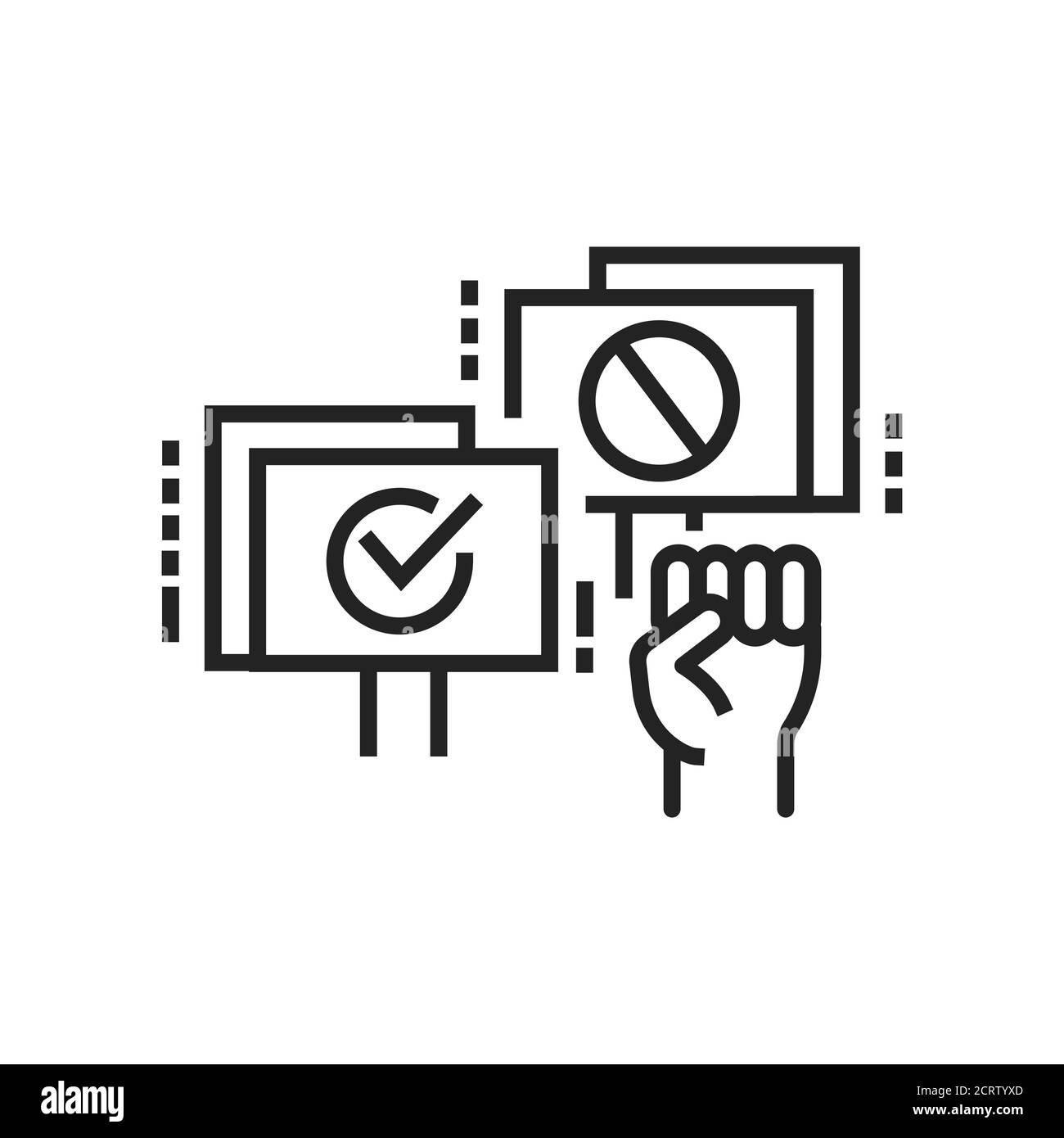 Public disagreement Stock Vector Images - Alamy