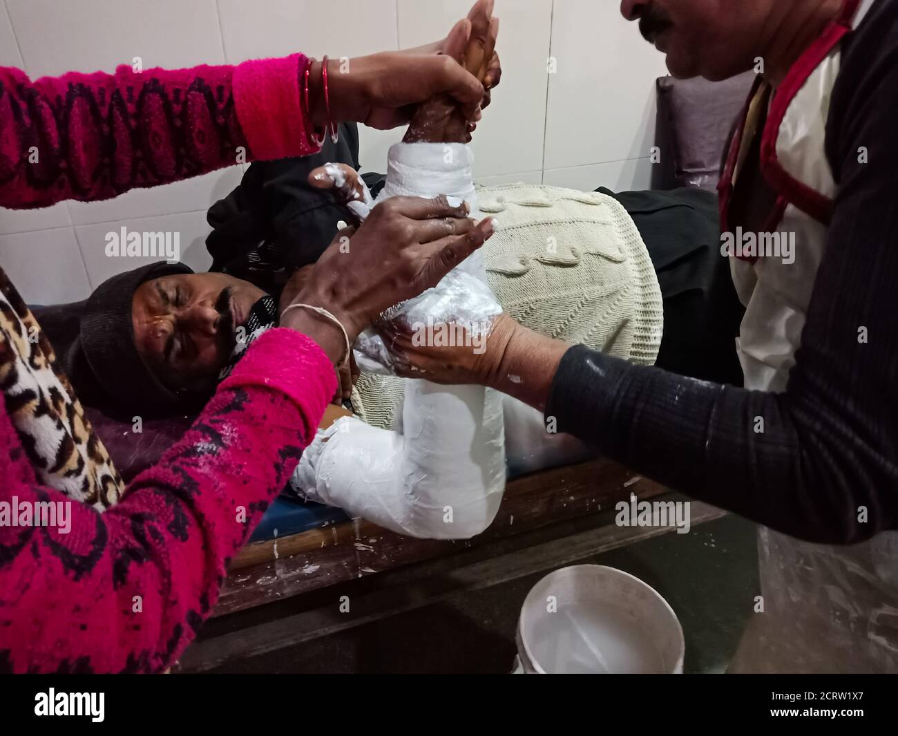 DISTRICT KATNI, INDIA - DECEMBER 29, 2019: an asian bone specialist ...