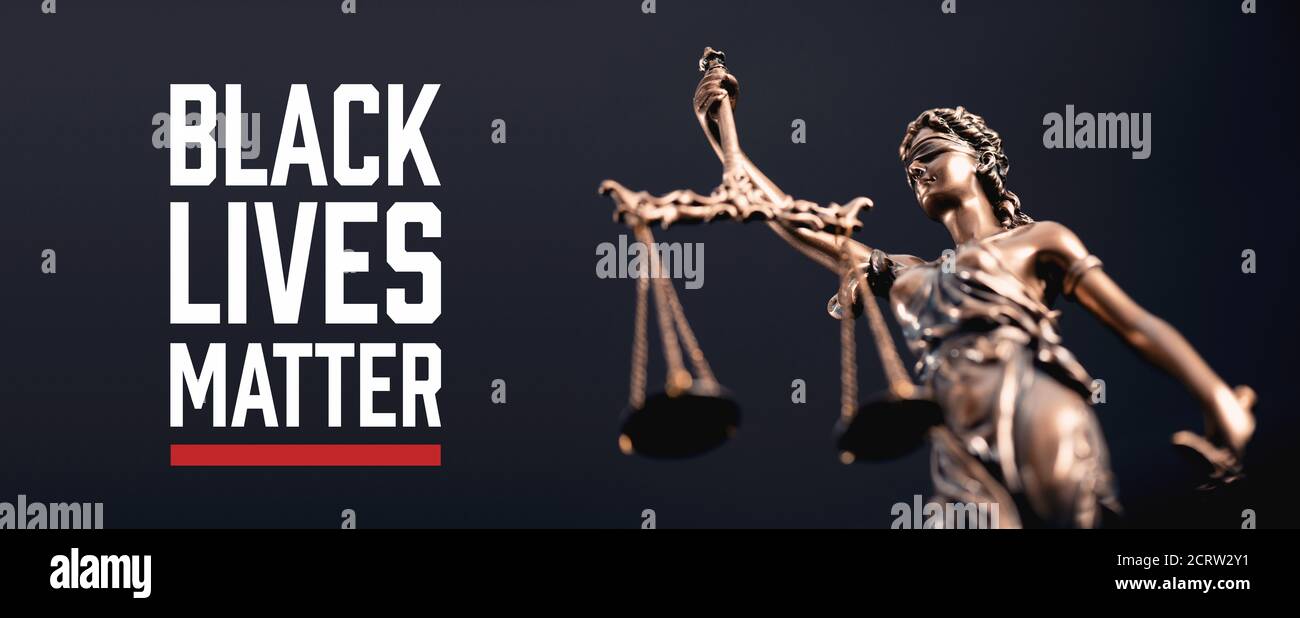 Black Lives Matter movement. Human rights legal concept Stock Photo - Alamy