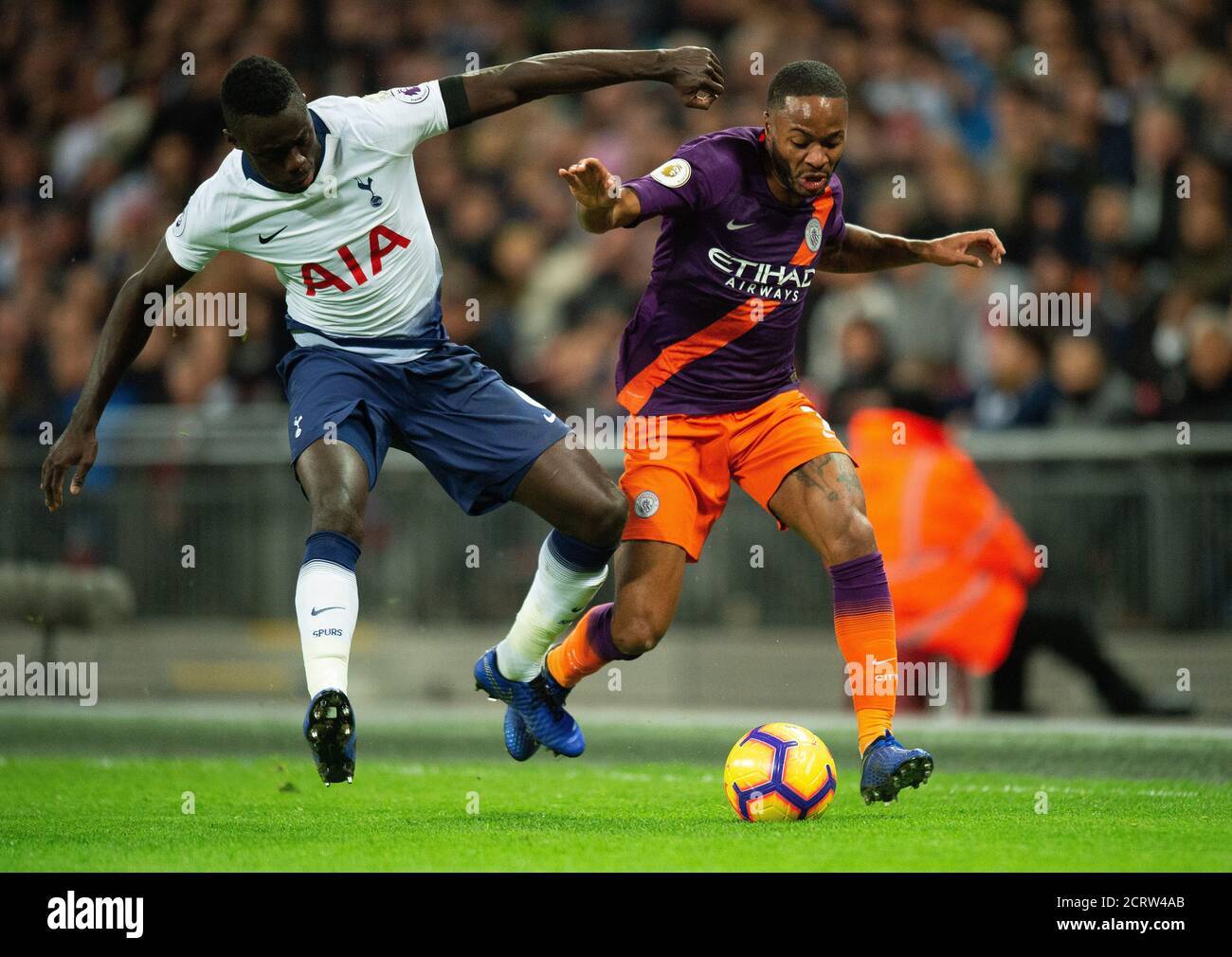 Raheem Sterling. Spurs v Manchester City. Premier League. 22/10/2018 ...