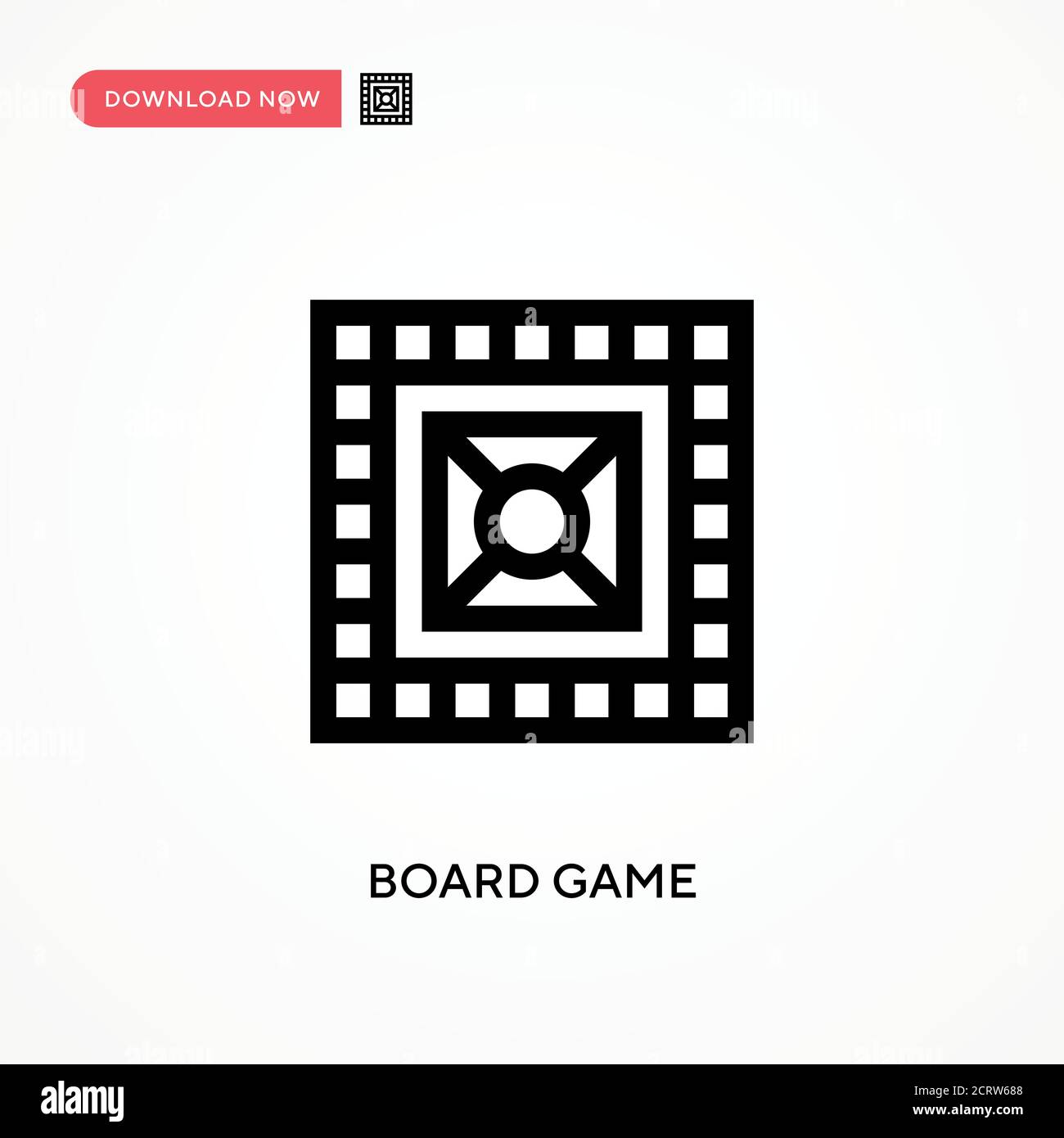 Board game Simple vector icon. Modern, simple flat vector illustration ...