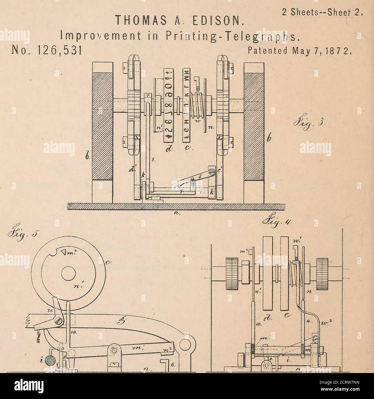 . Collection of United States patents granted to Thomas A. Edison, 1869 ...
