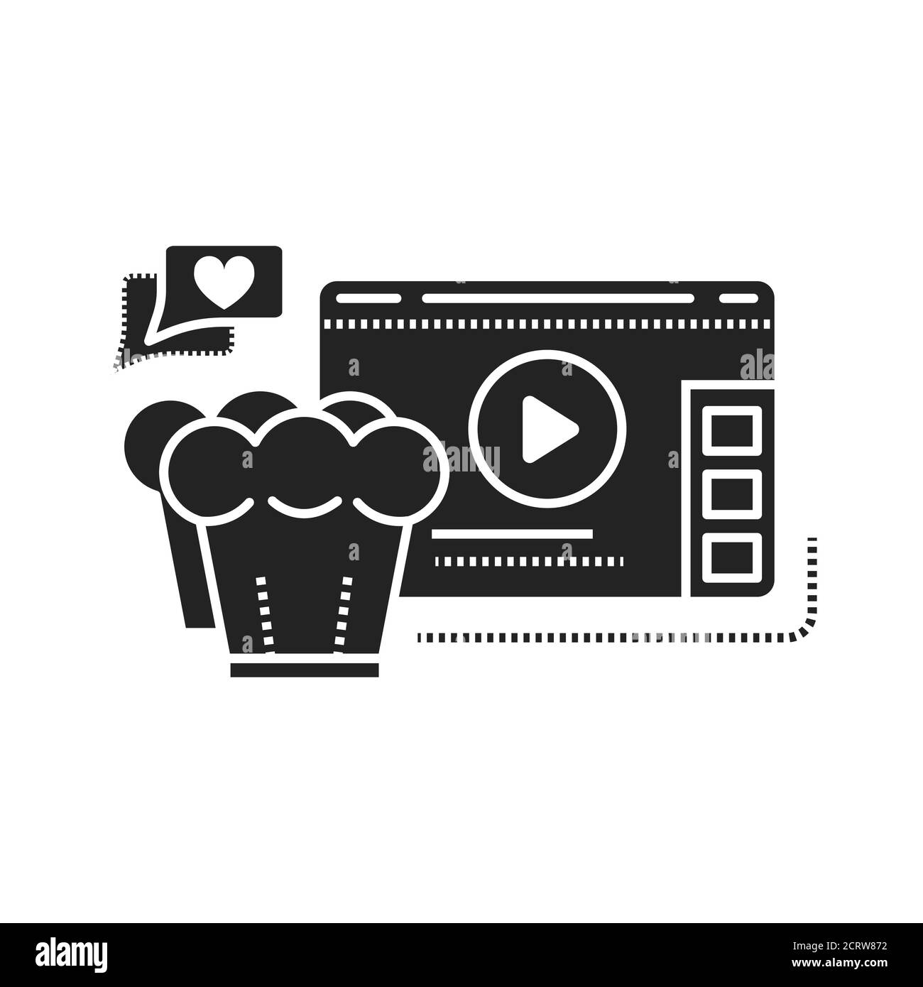 Food blog content Stock Vector Images - Alamy