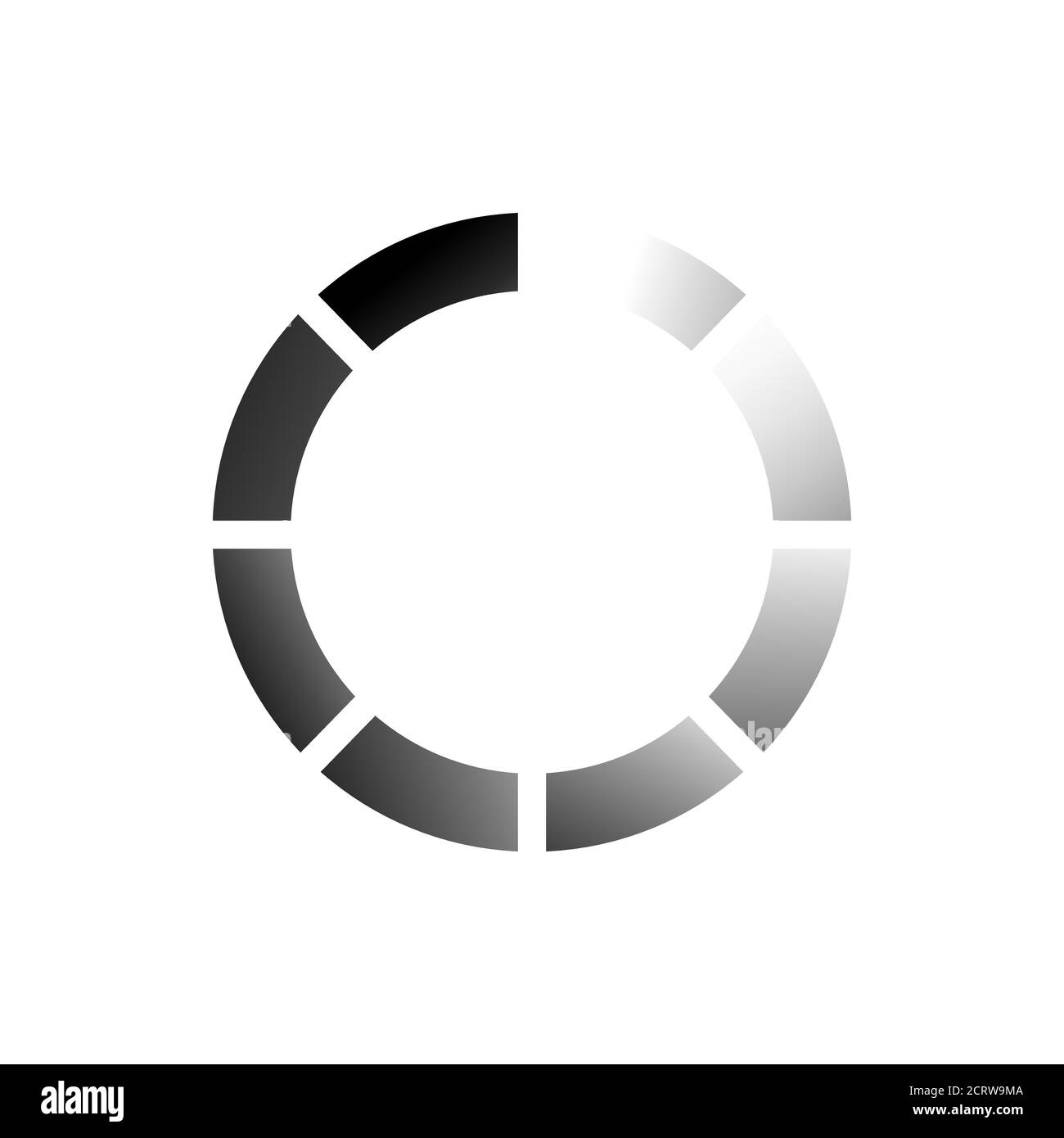 Download black flat icon. Loading sign. Vector illustration for web ...