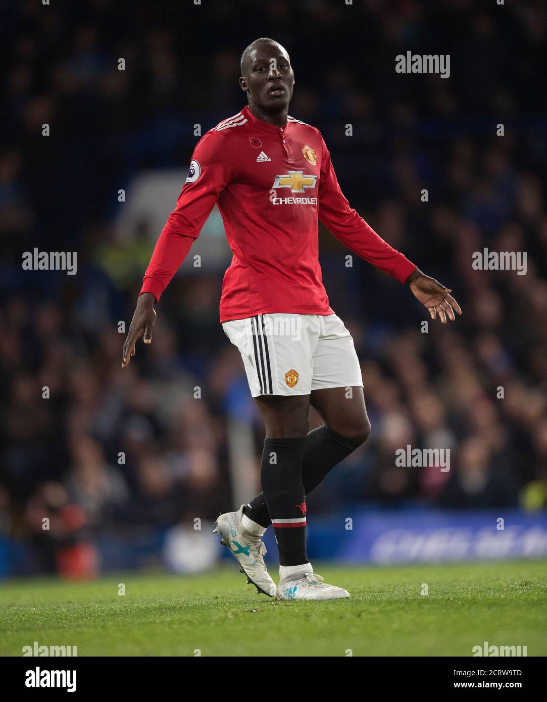 Romelu Lukaku. Chelsea v Manchester United. Premier League. 5/11/2017 ...