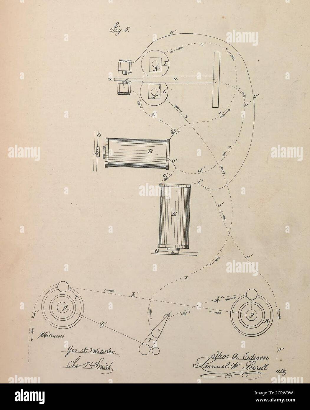Thomas edison 1870 hi-res stock photography and images - Alamy