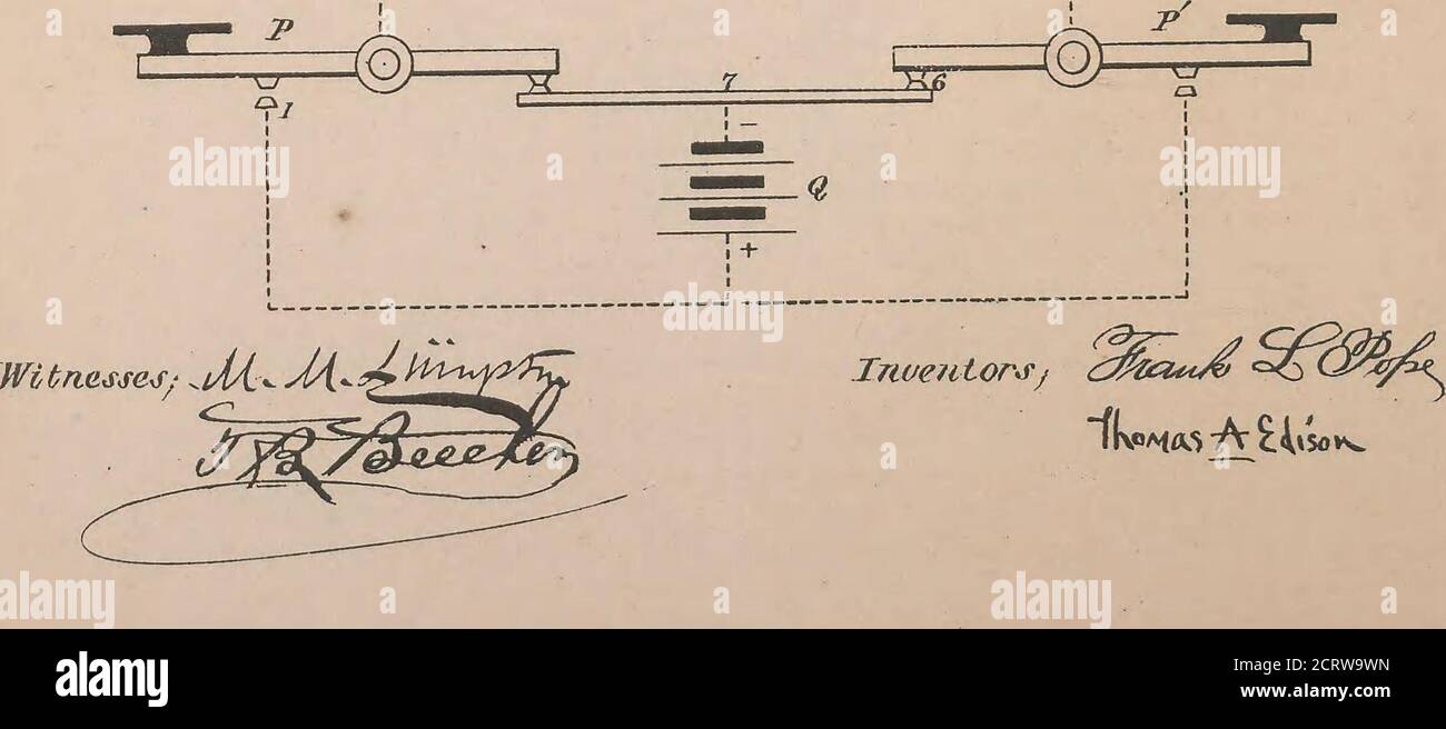 Thomas edison 1870 hi-res stock photography and images - Alamy