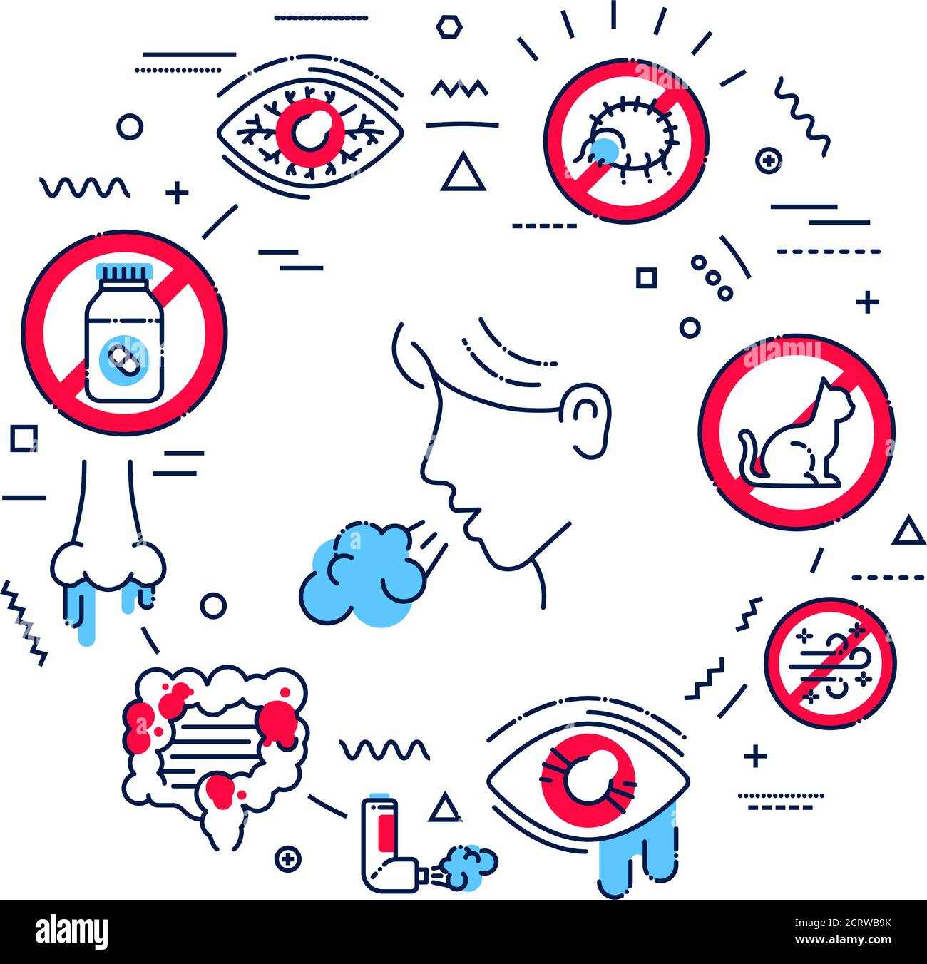 Food poisoning drawing Stock Vector Images - Alamy