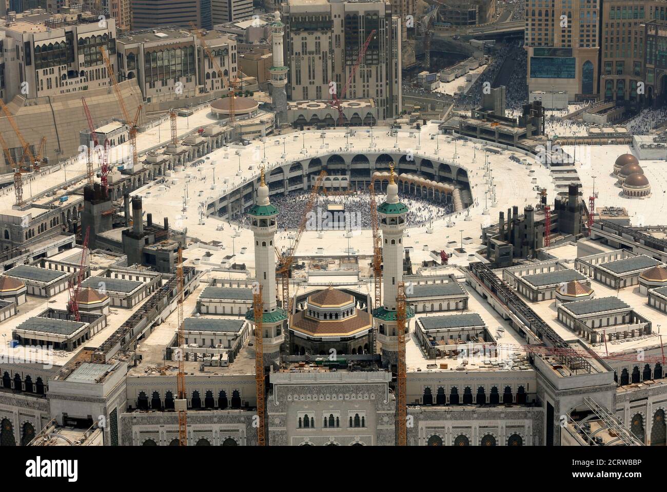 Al haram mosque mecca aerial hi-res stock photography and images - Alamy