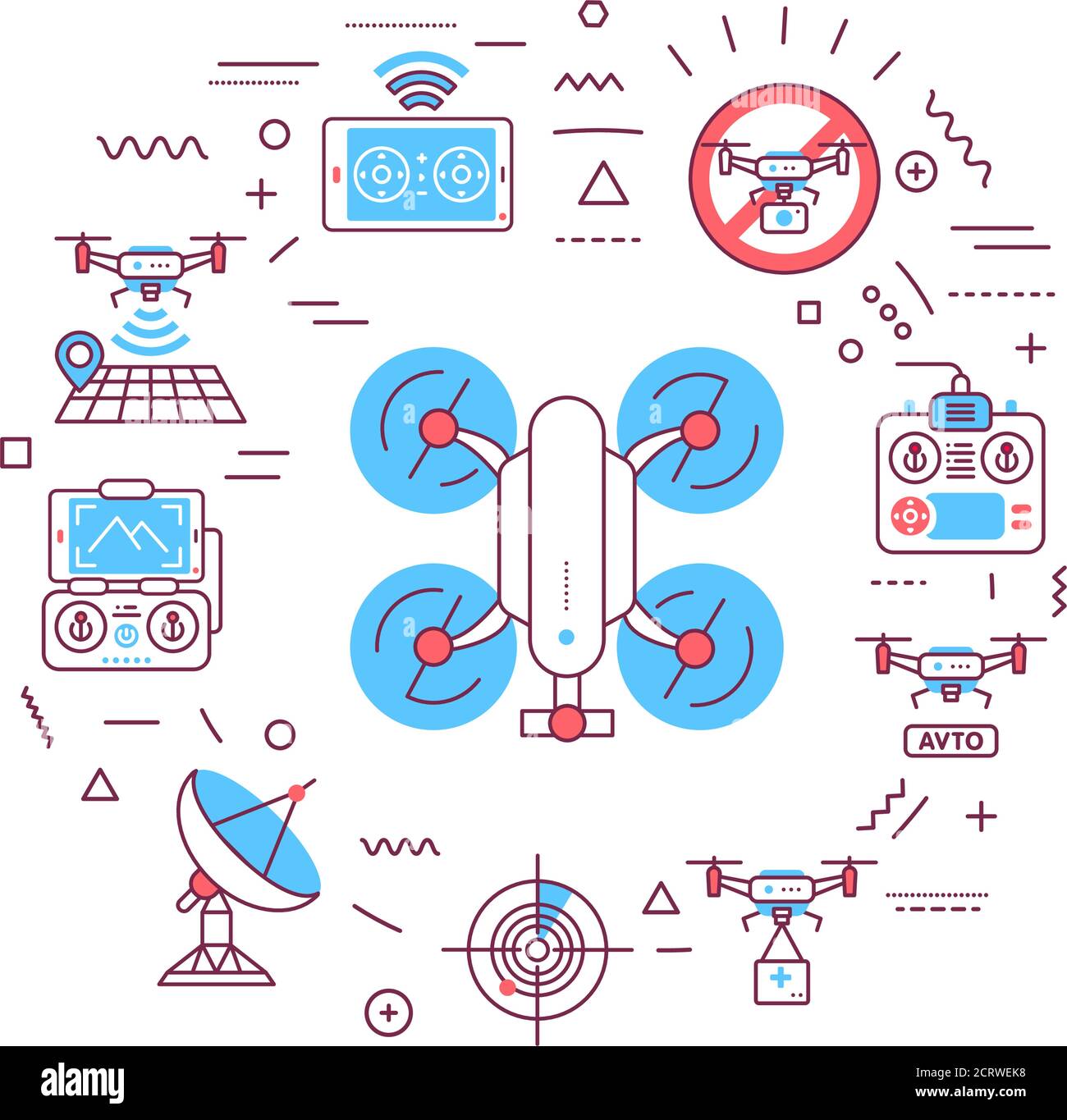 Unmanned system drawing hi-res stock photography and images - Alamy