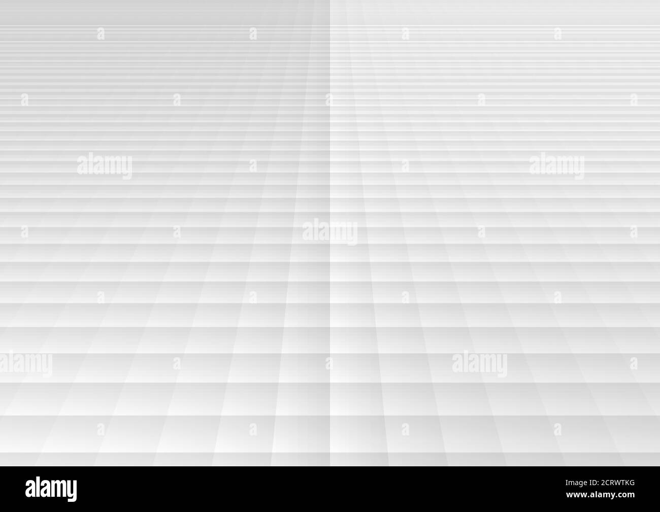 Abstract white and gray geometric square grid pattern perspective ...