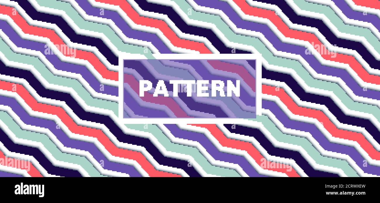 3D chevron pattern background and texture. Vector illustration Stock ...