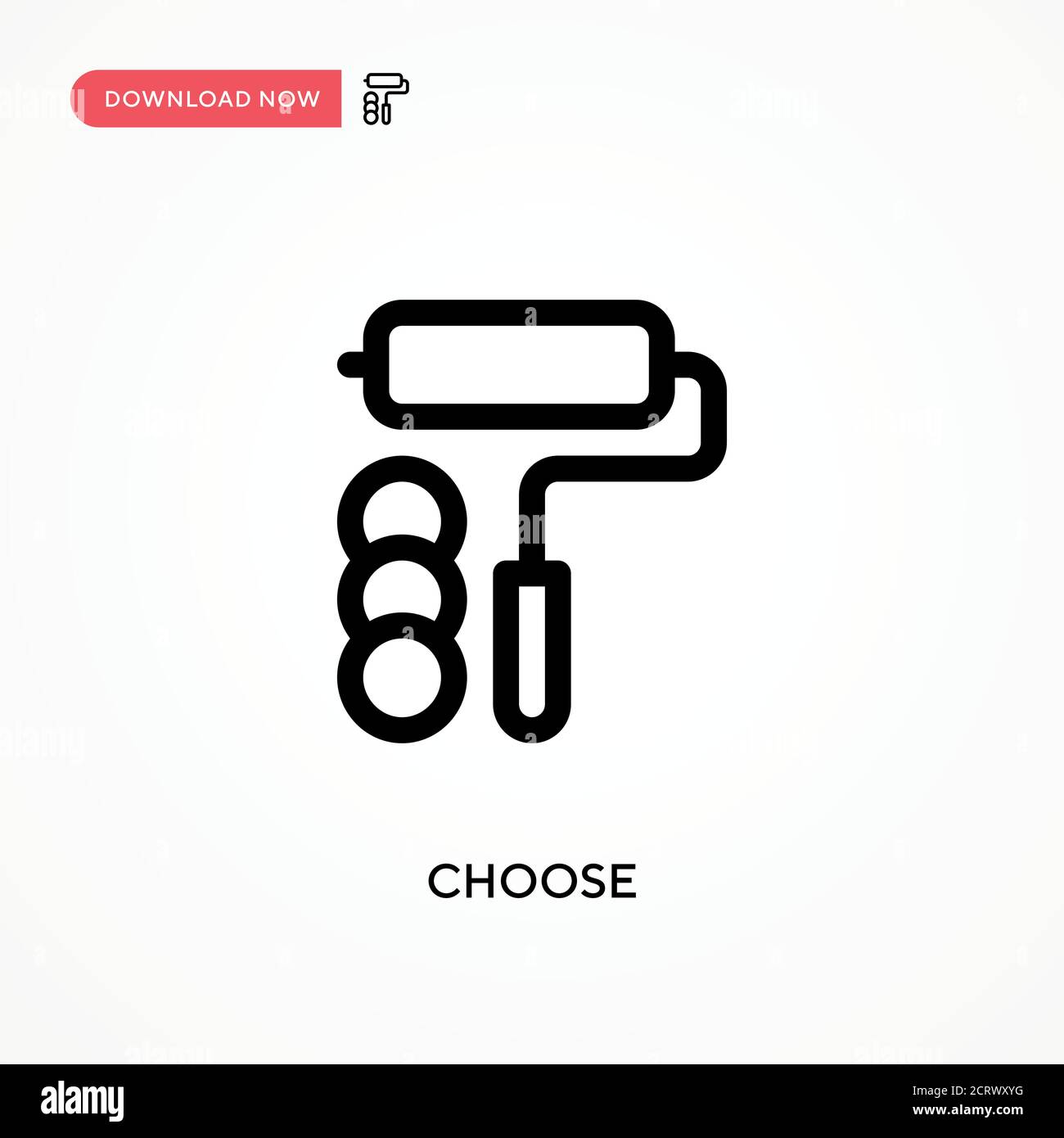 Choose Simple vector icon. Modern, simple flat vector illustration for ...