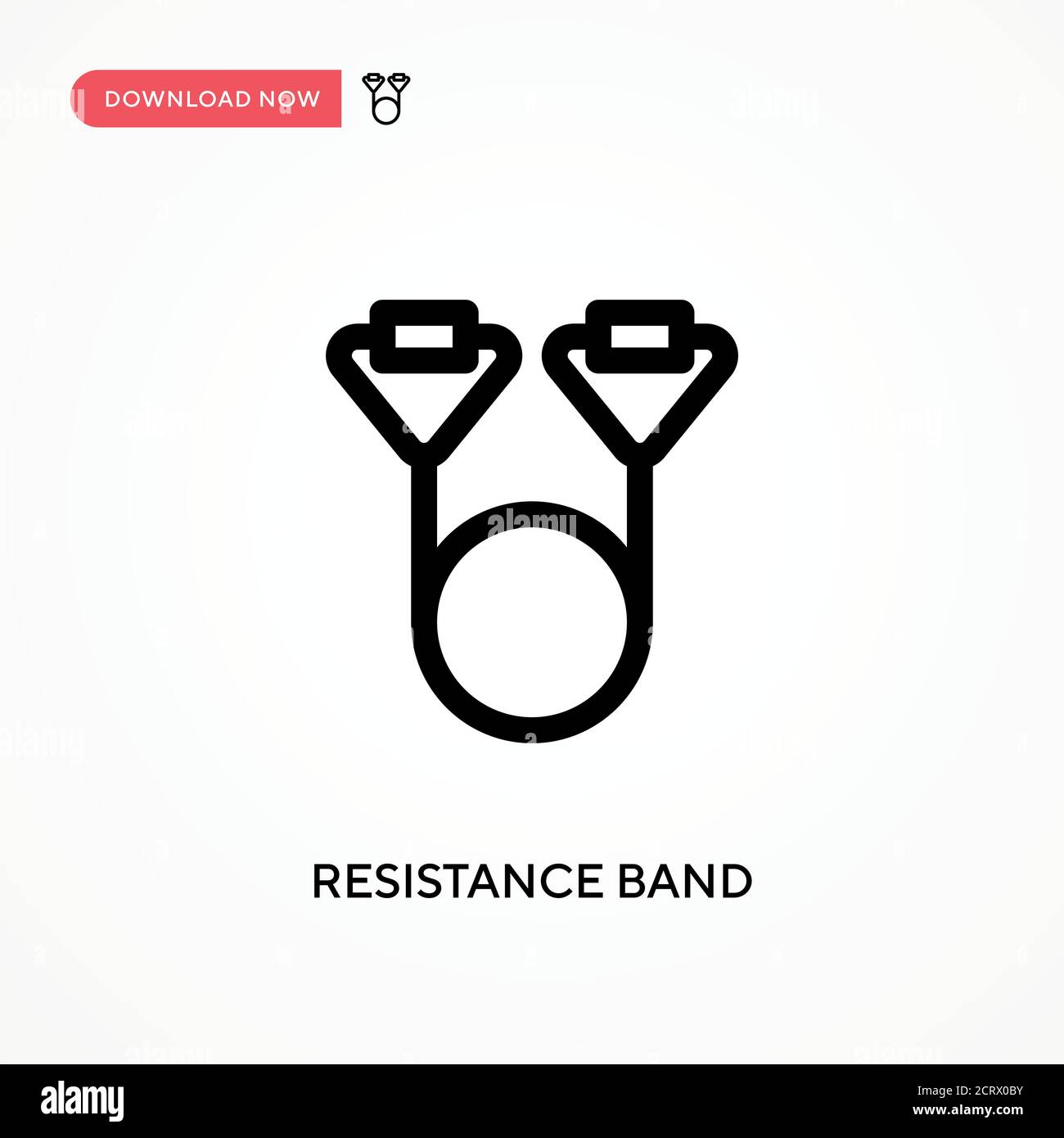 Resistance band active Stock Vector Images - Alamy